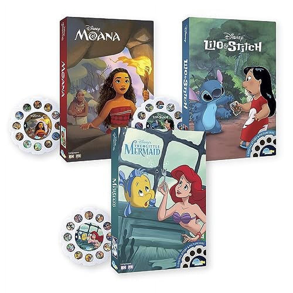Moonlite Storytime Storybook Reels, 3 Story Set, Moana, Lilo and Stitch ...