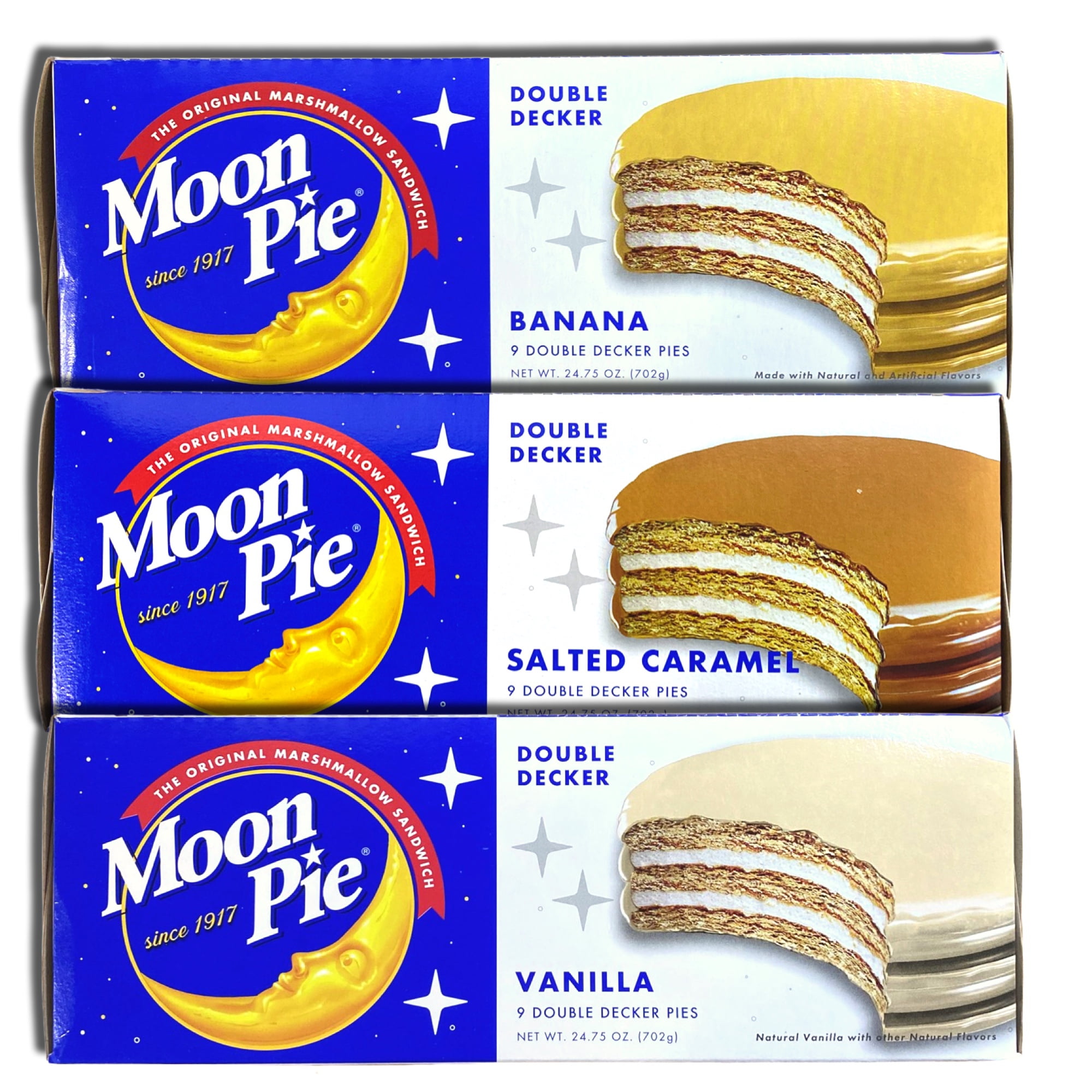 Moon Pie Double Decker Marshmallow Sandwich | Banana, Chocolate ...
