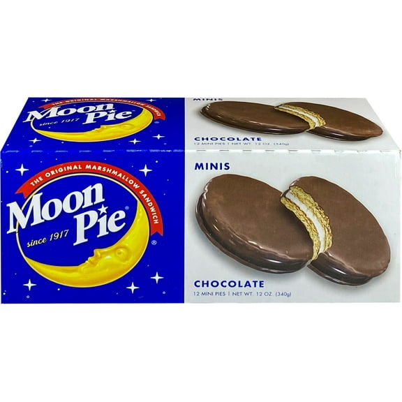 Mini Moon Pie: Kosher Original Banana Marshmallow Sandwiches Creme Pies ...
