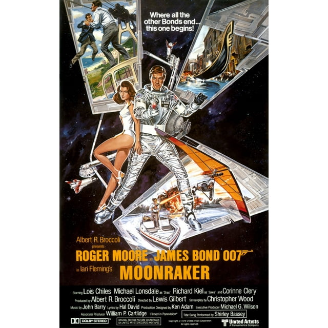 Moonraker Movie Poster James Bond 24x36 Art Decor Art Poster 24x36 ...