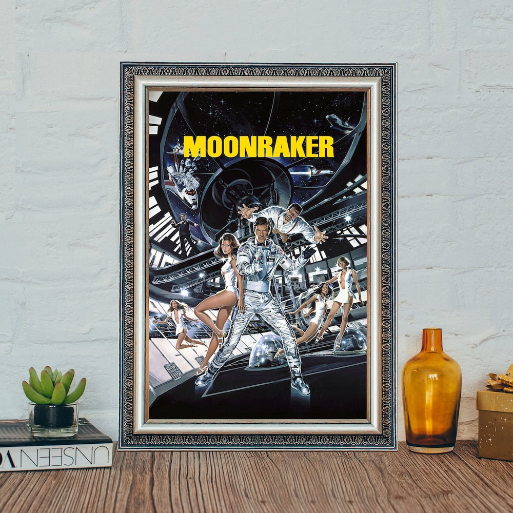 Moonraker Movie Poster, Moonraker Classic Vintage Movie Poster, Classic ...