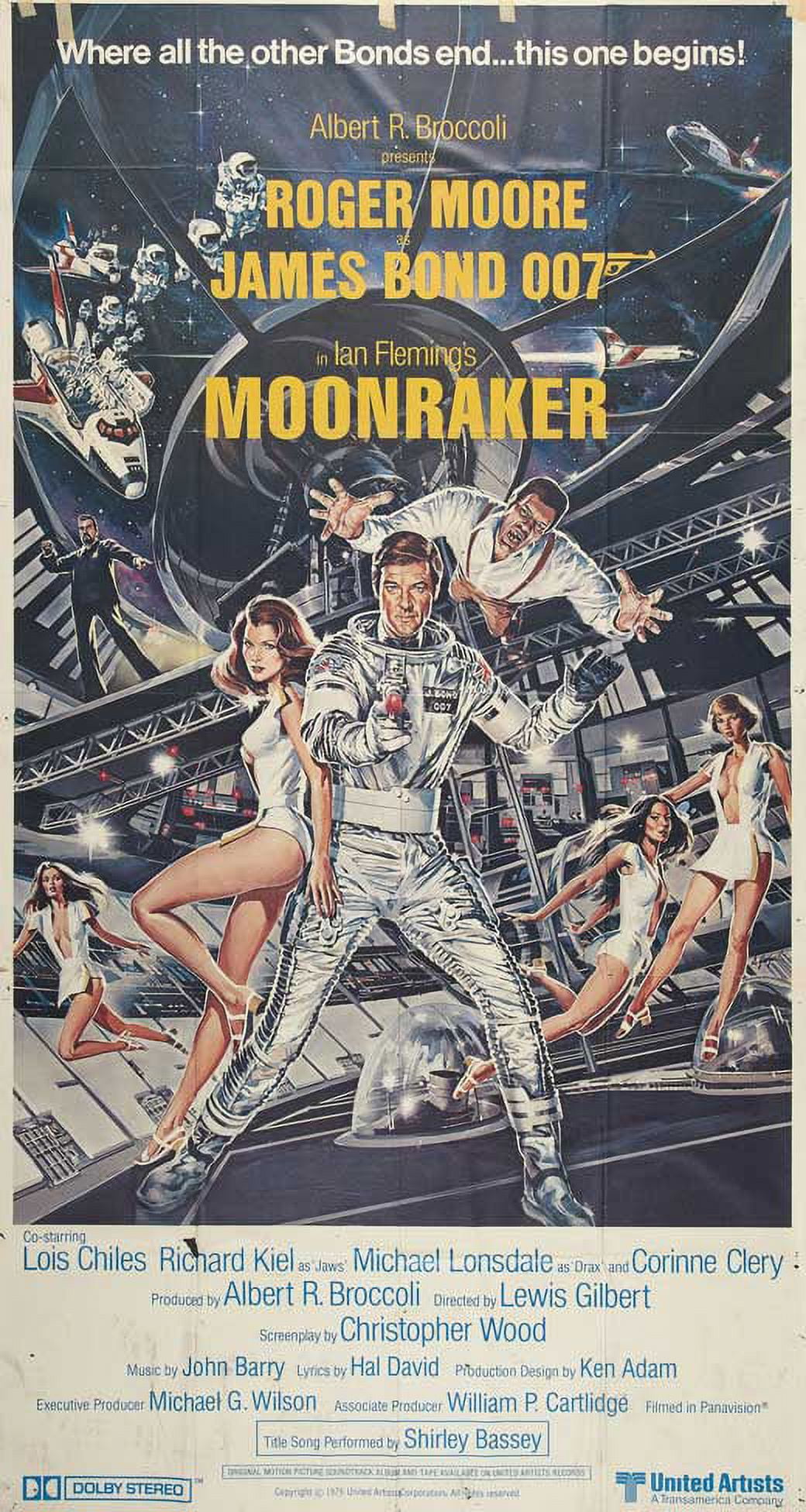 Moonraker - movie POSTER (Style A) (20" x 40") (1979) - Walmart.com