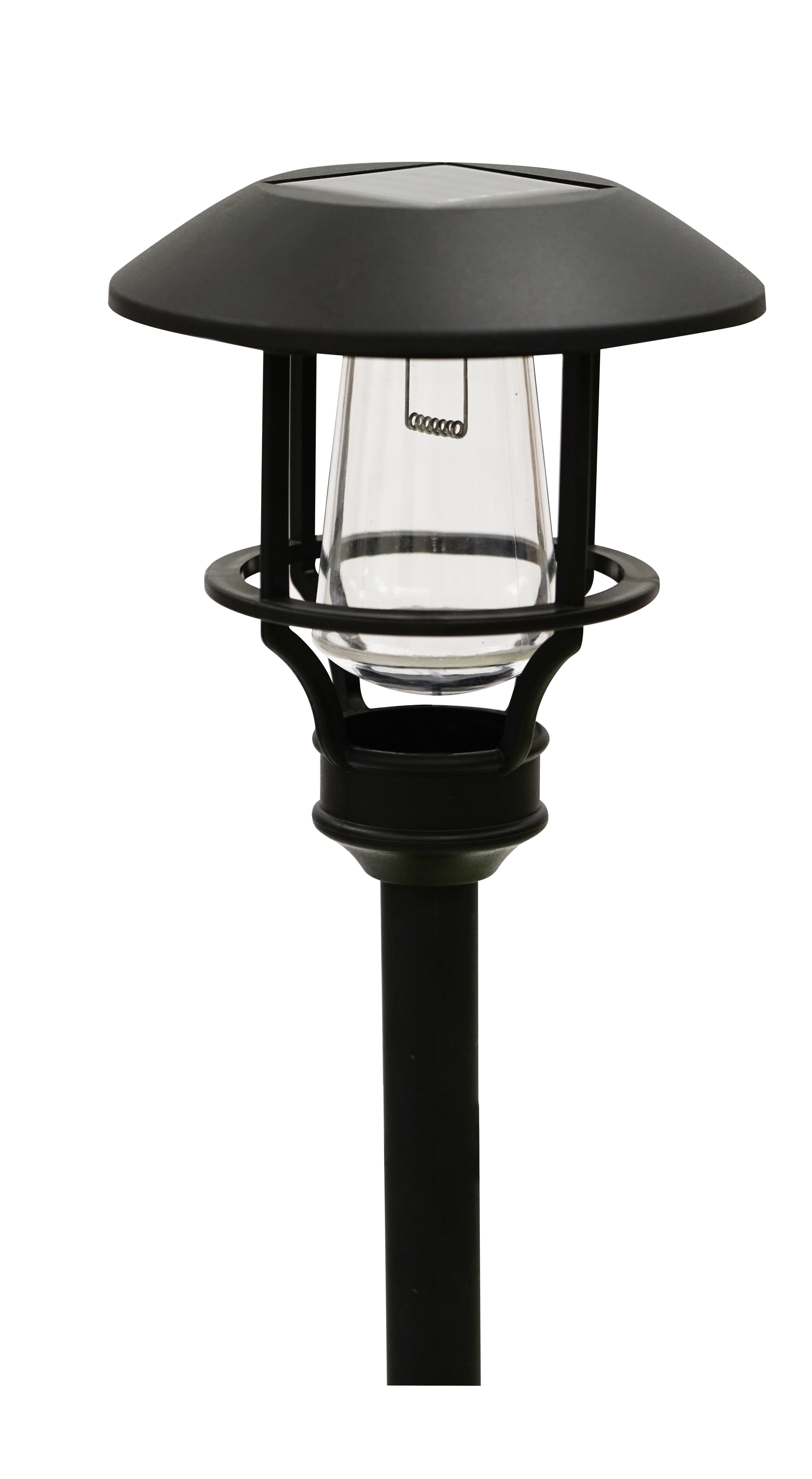 Moonrays 90042 Black Solar Path Light, 4 Pack - Walmart.com