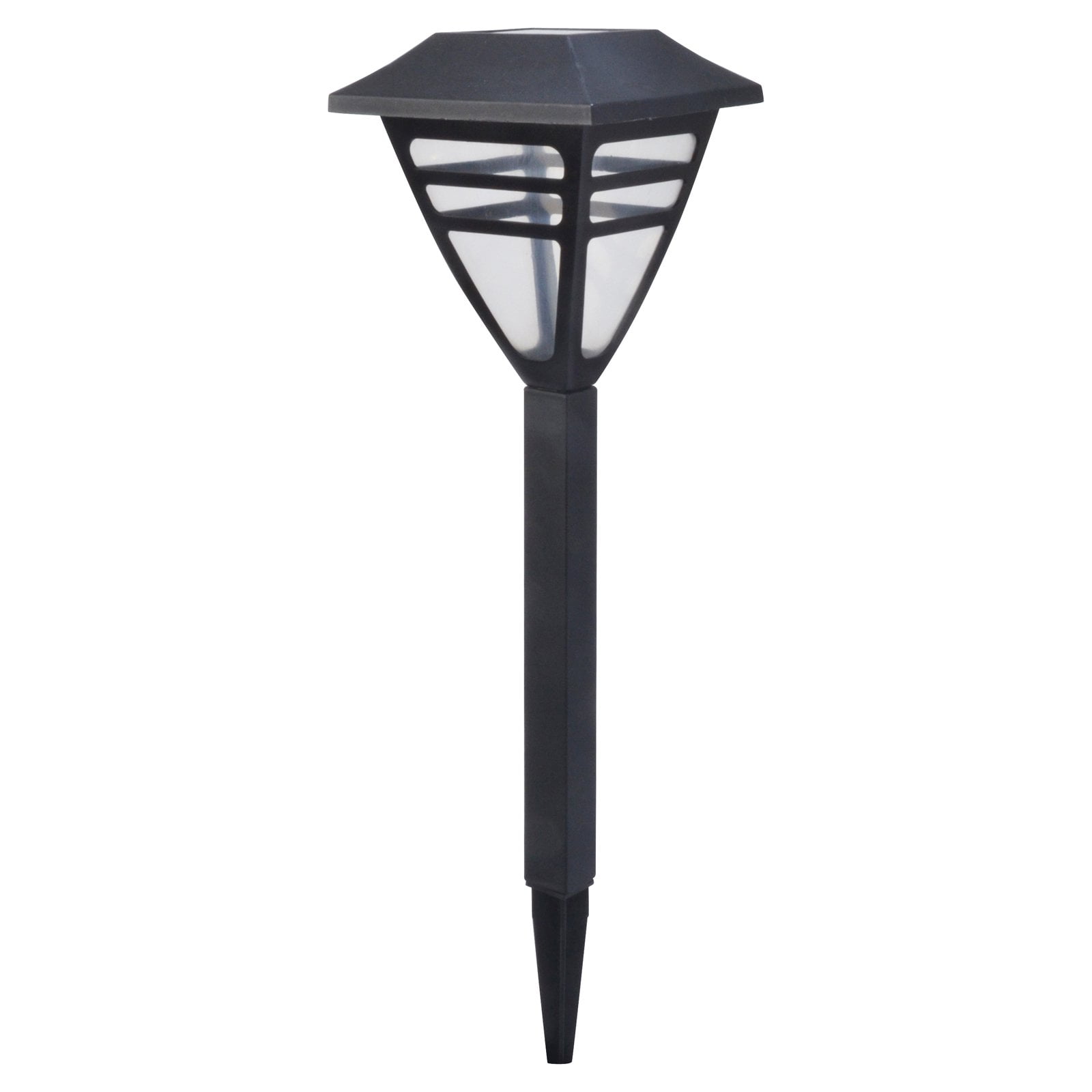 Moonrays 91386 Fairview Solar Powered LED Path Light, 4pk, Black Finish ...