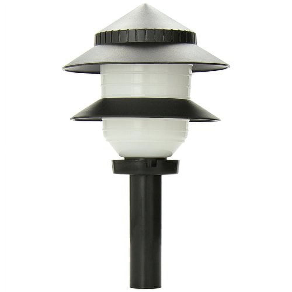 Moonrays 97171 Outdoor Garden Path Plastic Tiered Stake Light - Walmart.com