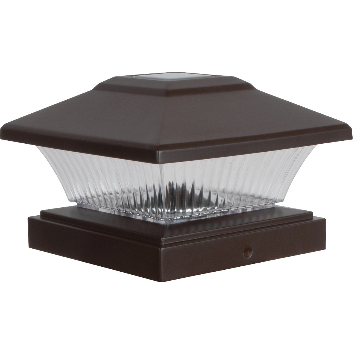 Moonrays LED Solar Post Cap Light - Bronze, 4 Pack - Walmart.com