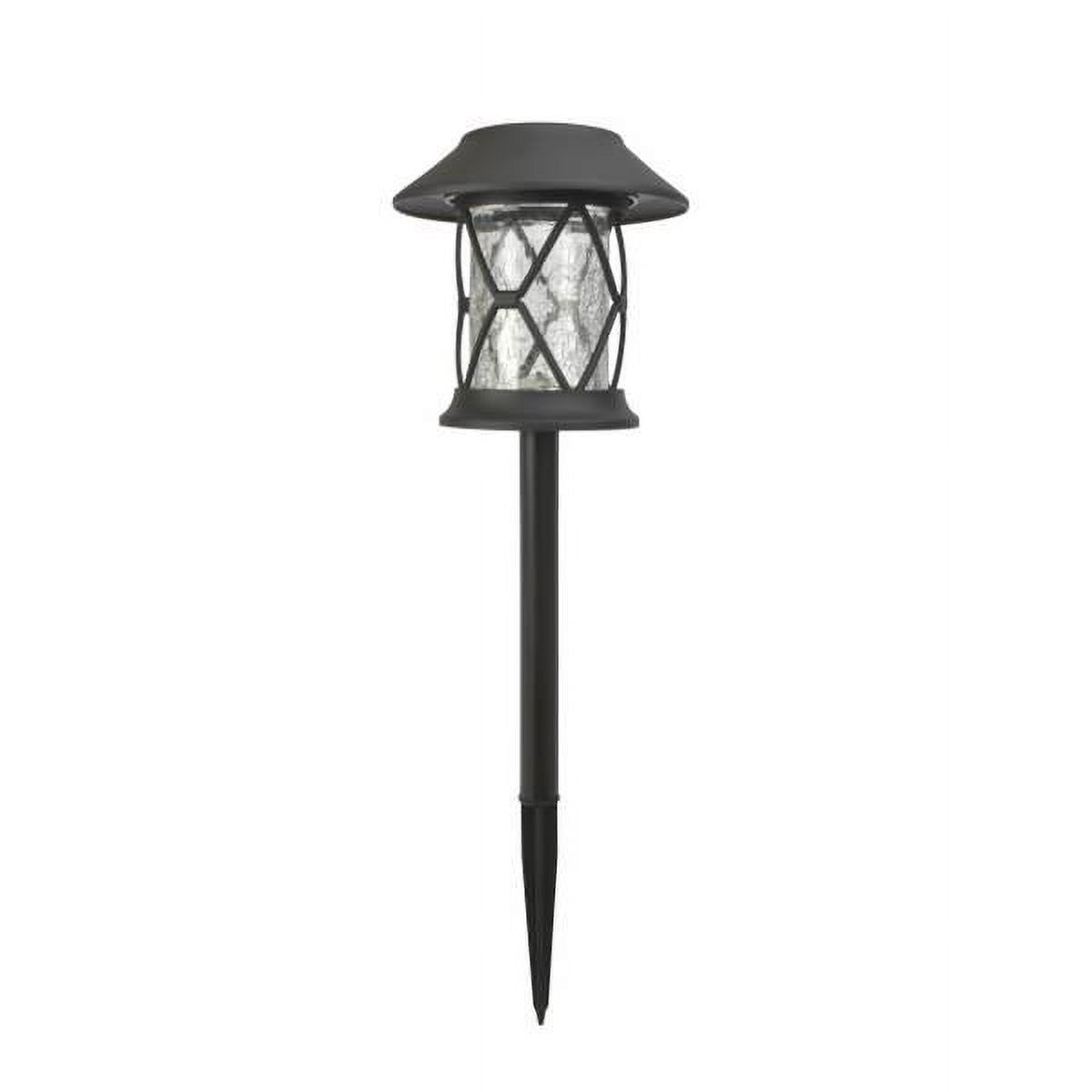 Moonrays Moonrays Solar Crackle Glass Stake Light - Walmart.com