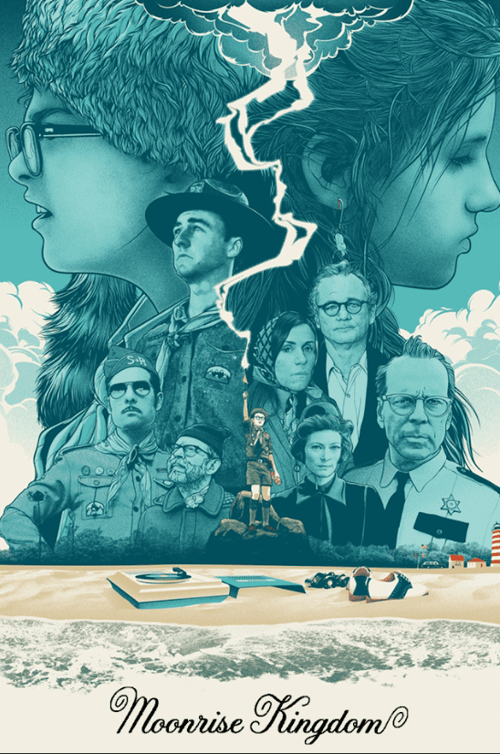 Moonrise Kingdom 2012 Poster 24x36 - Wes Anderson Comedy Drama Film Art ...