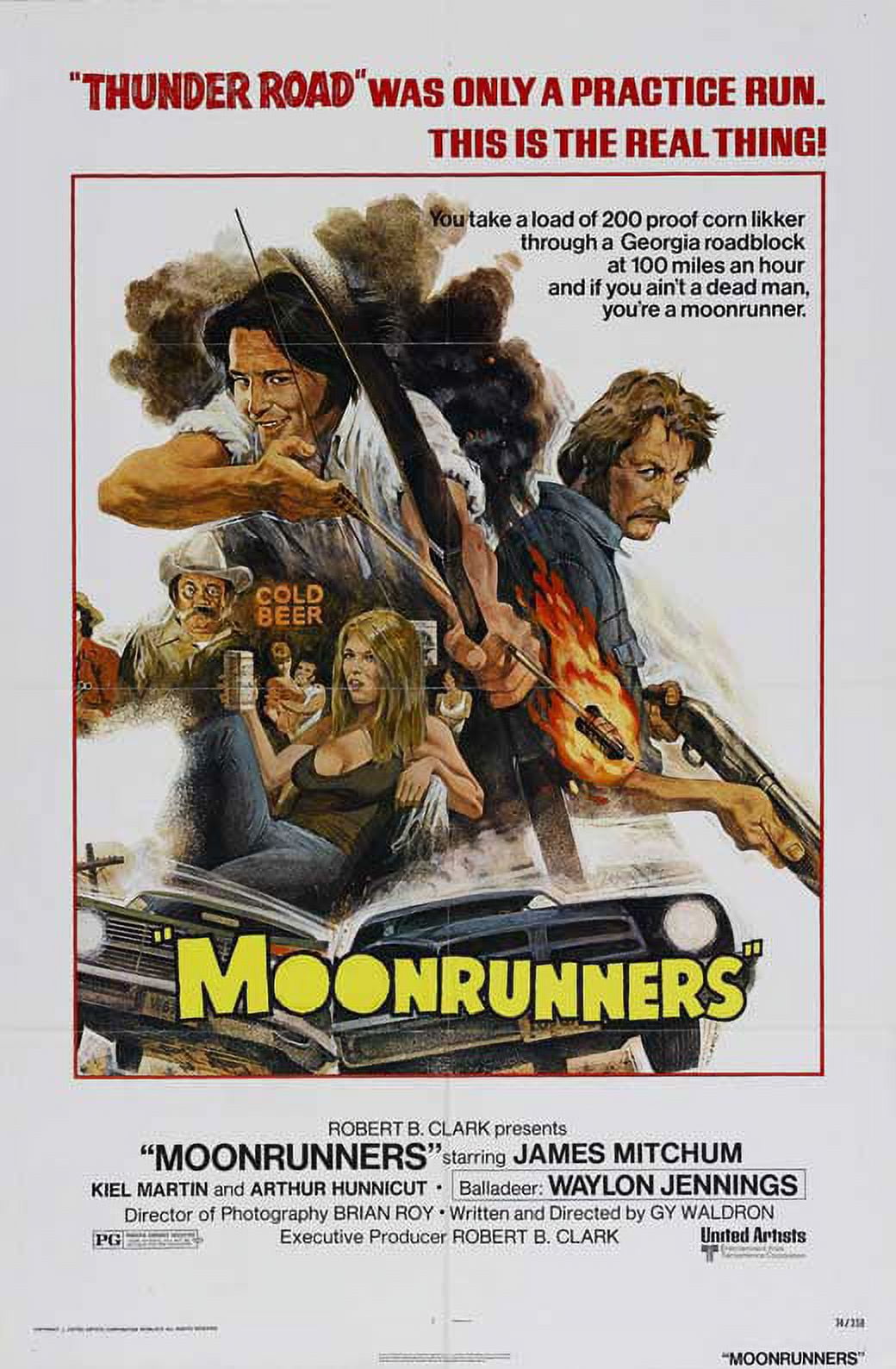 Moonrunners - movie POSTER (Style B) (27" x 40") (1974) - Walmart.com