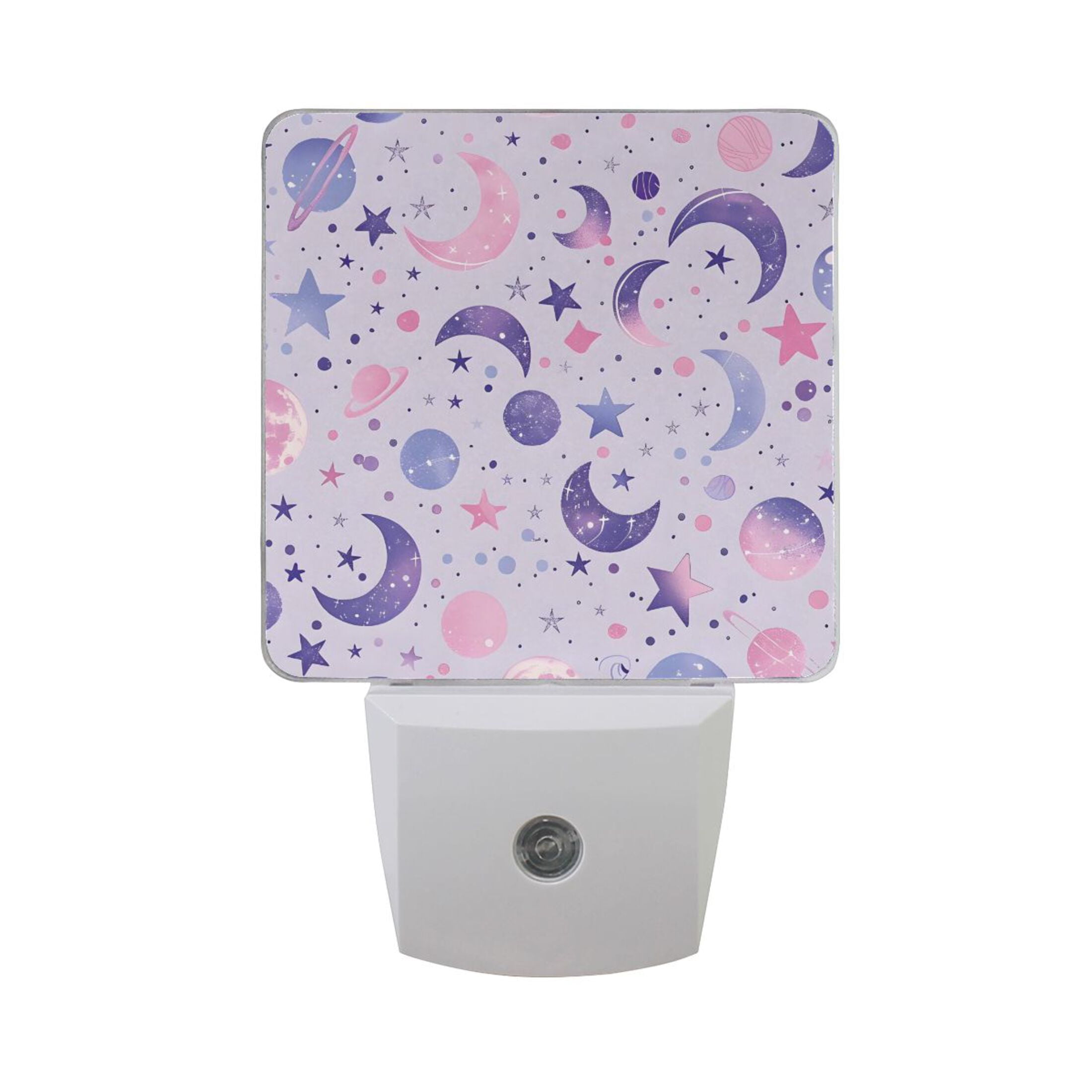Moons Planets Stars Night Light 2 Pack LED Nightlight Plug into Wall ...