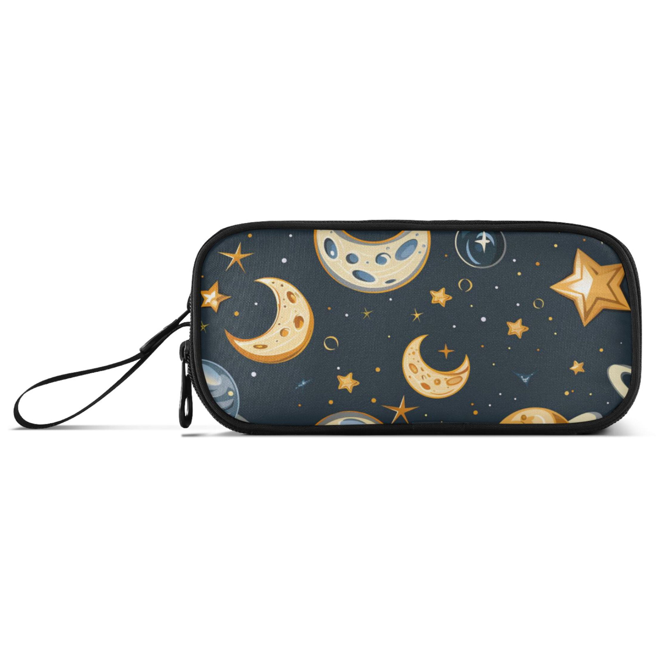 Moons Stars and Planets Pencil Case Stationary Holder Pen Bag Pencil ...