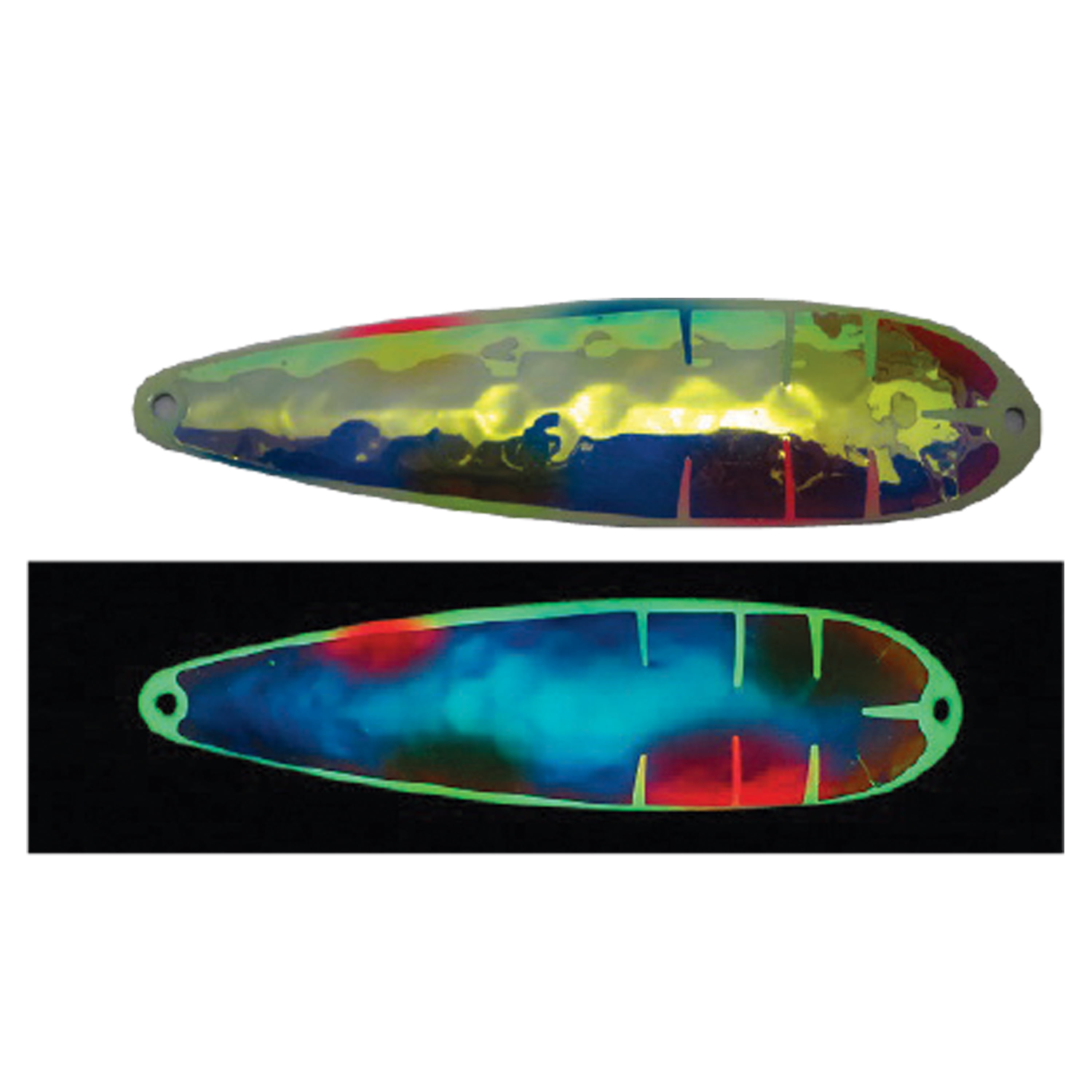 Moonshine Lures RV Series 4 inch Trolling Spoon Wonder Bread for Salmon ...