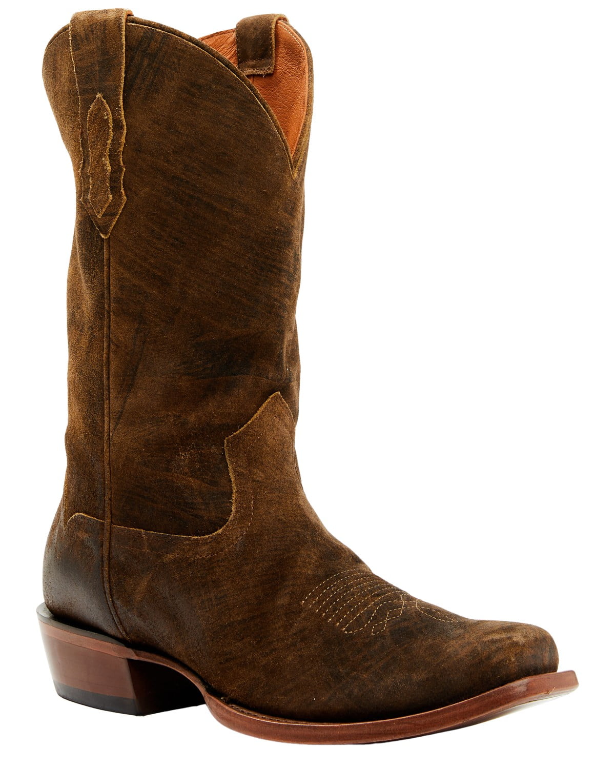 Moonshine Spirit Men's Gordon Roughout Western Boot Square Toe Bronze 9 ...