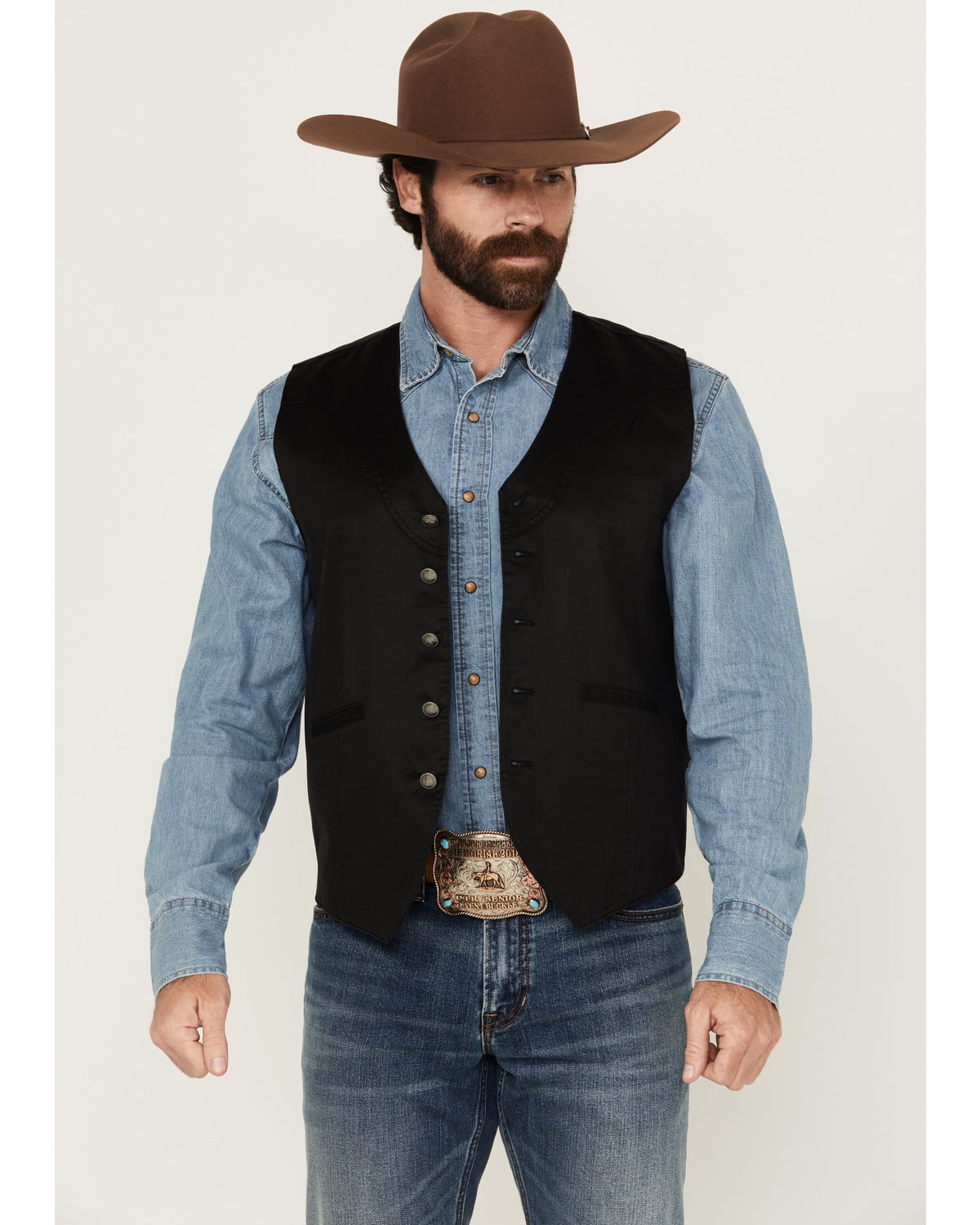 Moonshine Spirit Men's Night Shift Oilskin Vest - MSHO24V2-BLK XX- US ...