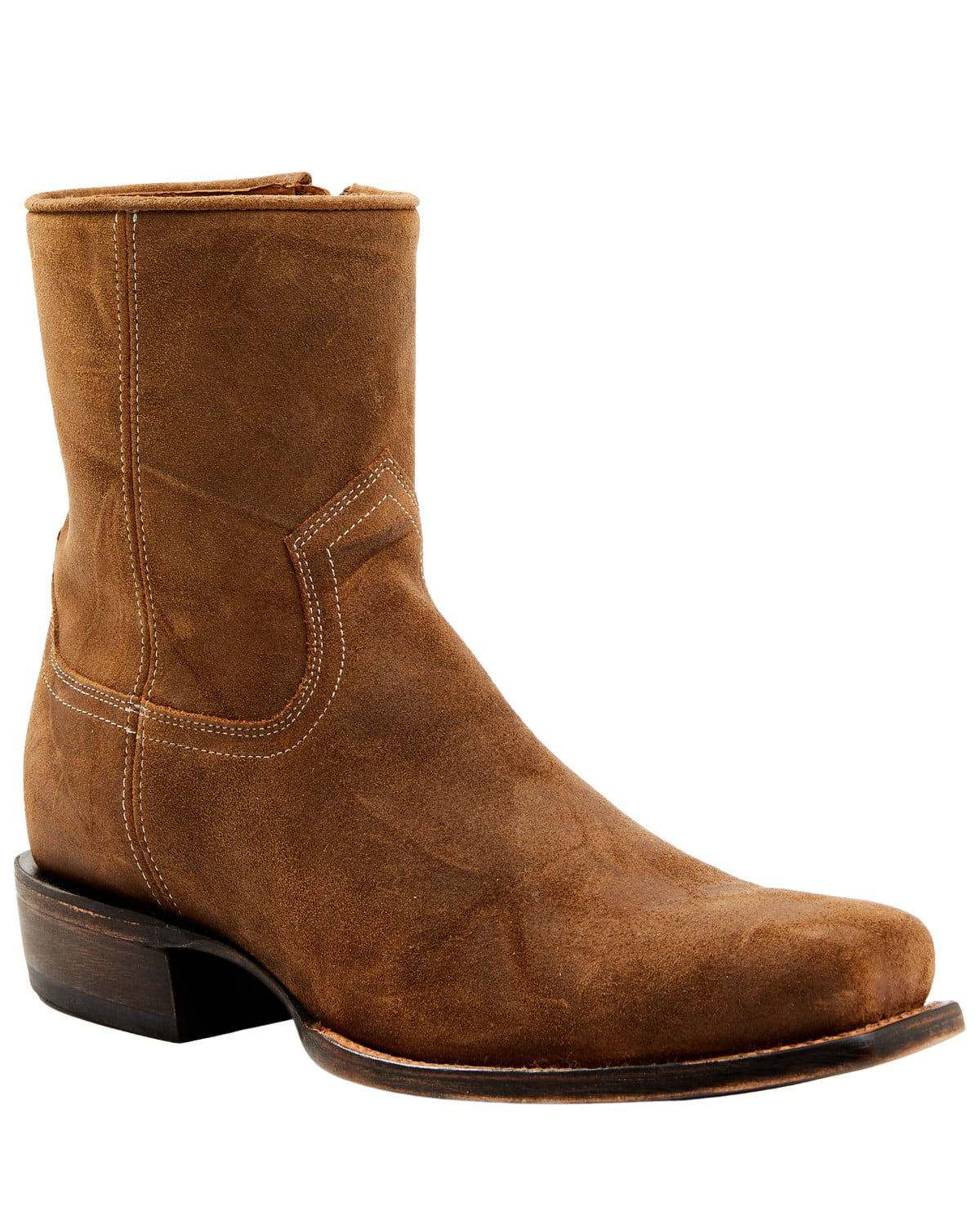 Moonshine Spirit Men's Pancho Cowboy Boot Square Toe Brown - Walmart.com