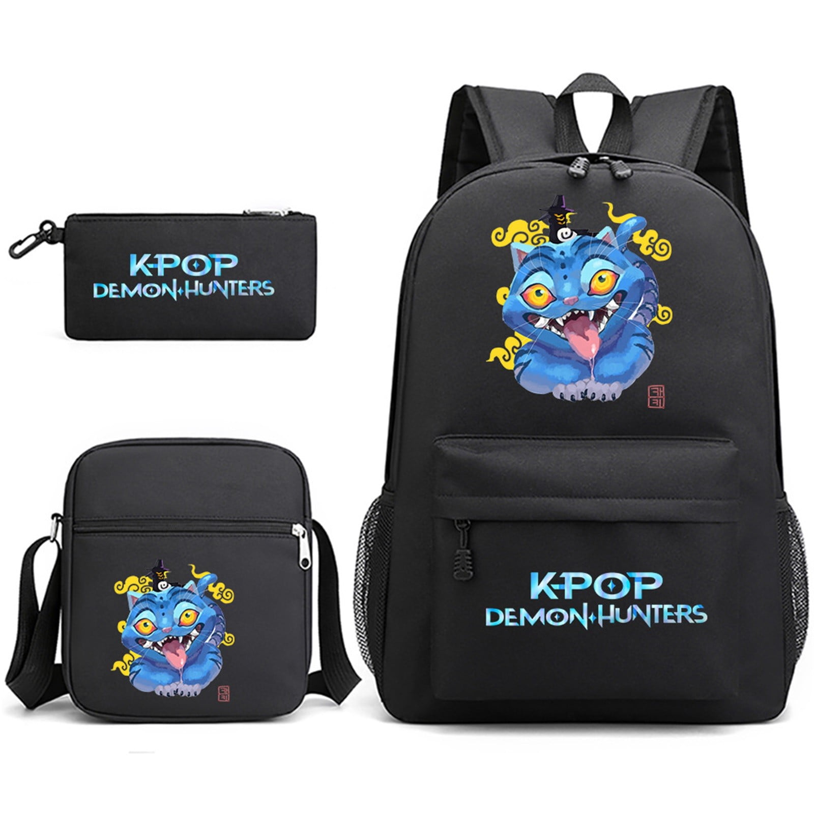 Moonsky 3 Piece Set Kpop Demon Hunters Backpack Printed Chil's bag ...