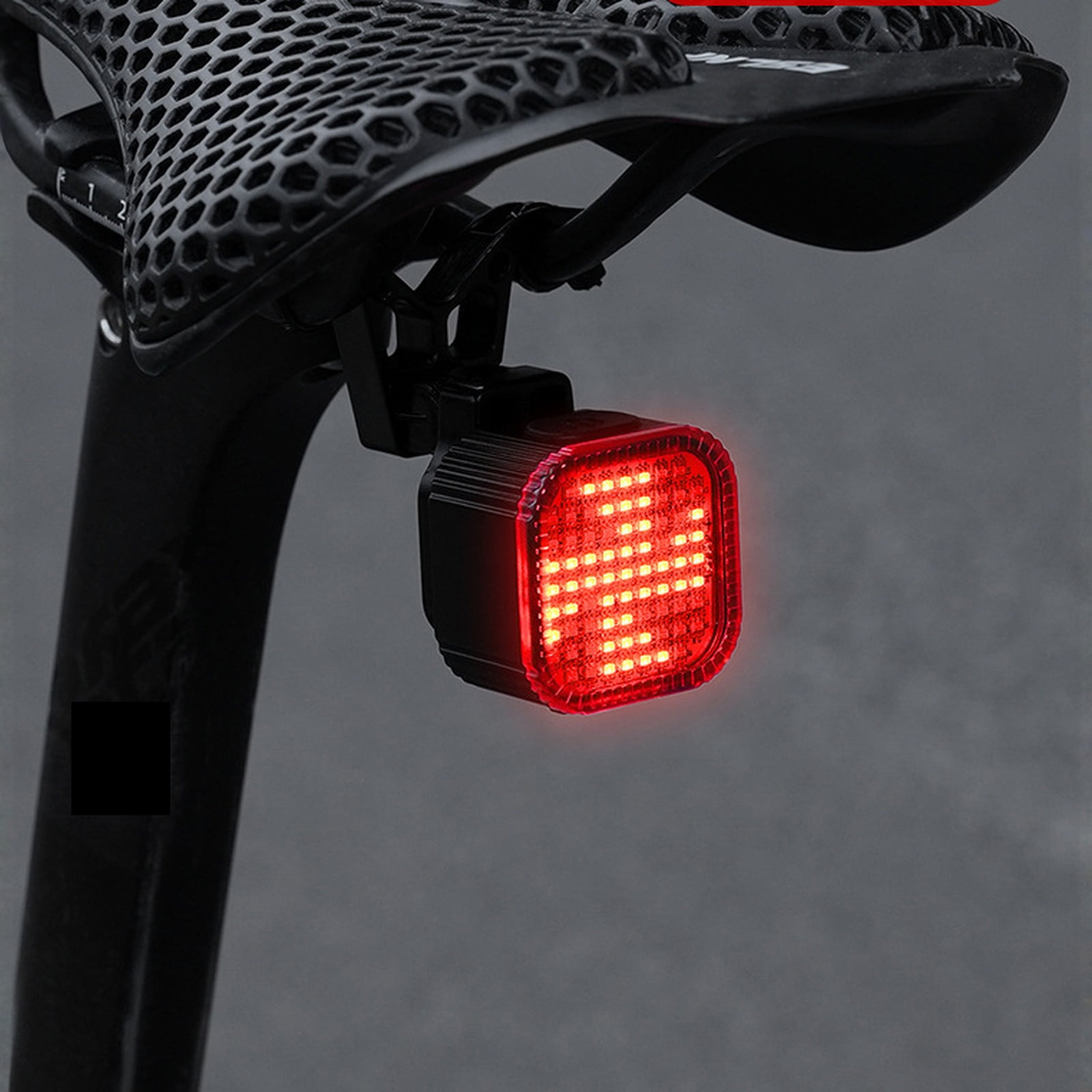 Moonsky Brake Sensing Rear Bike Light - Intelligent Light Detects Deceleration, Flashes Rapidly ...