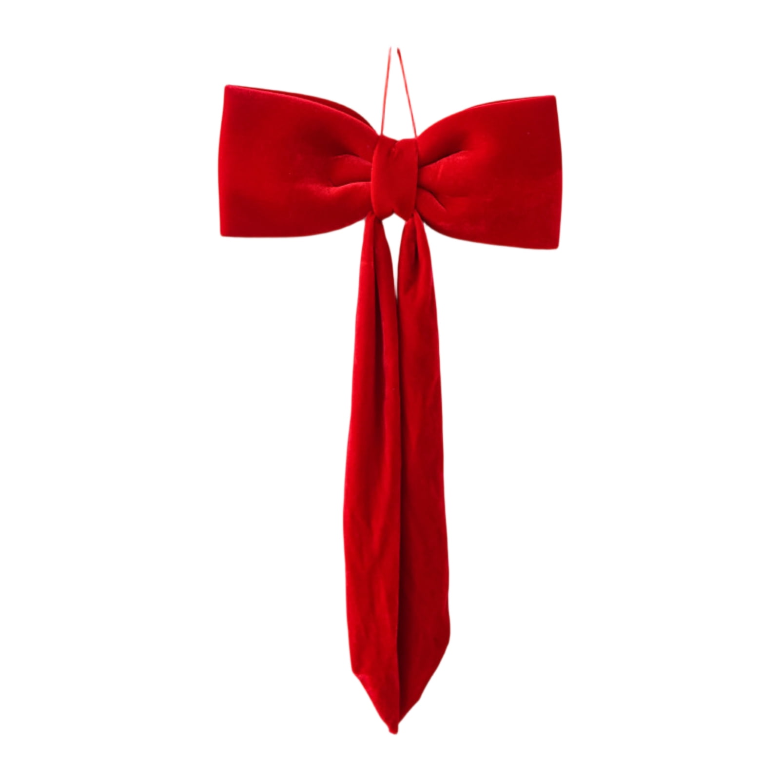 Moonsky Christmas Bow Streamers, Long Flowing Ribbon Tails for Wall ...