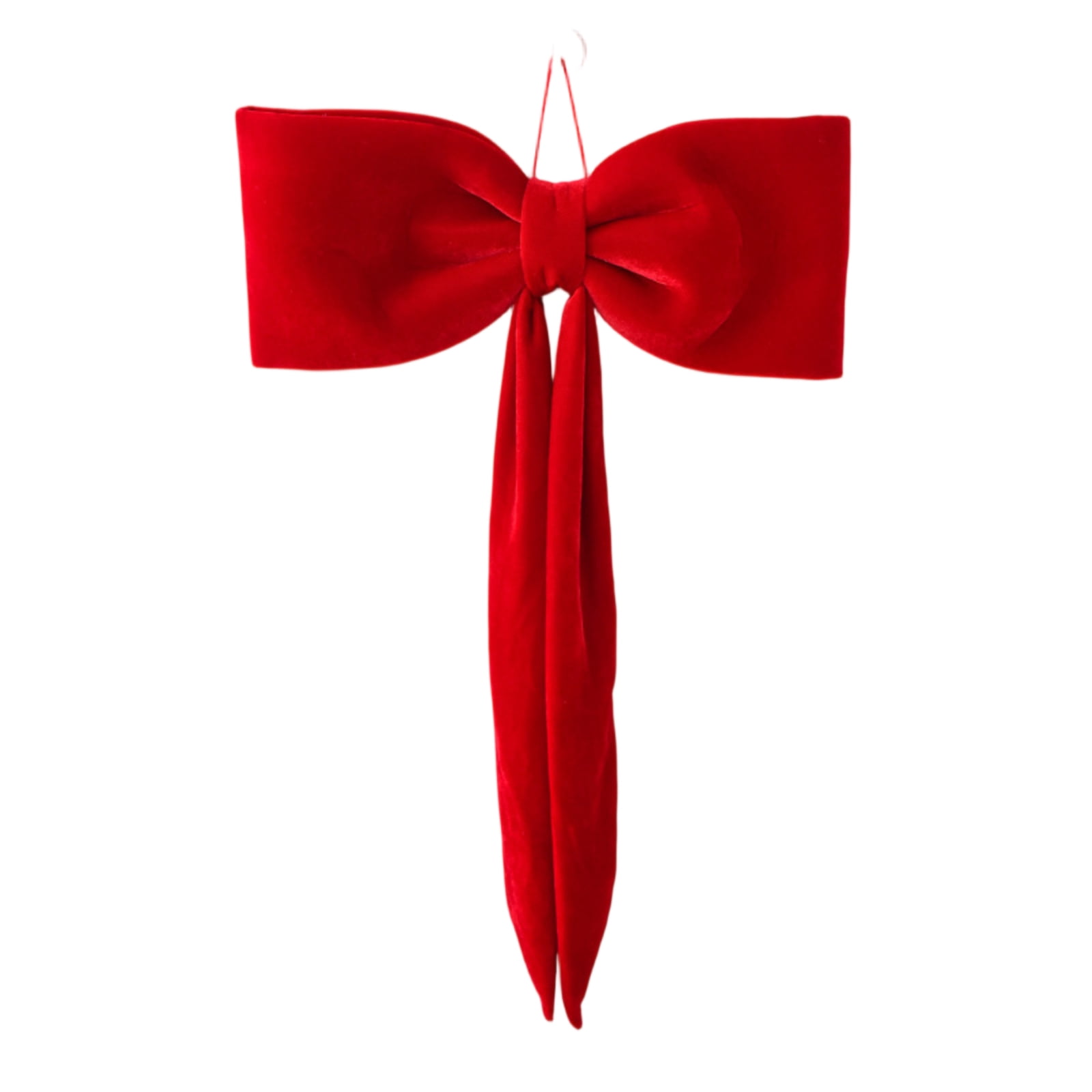 Moonsky Christmas Bow Streamers, Long Flowing Ribbon Tails for Wall ...