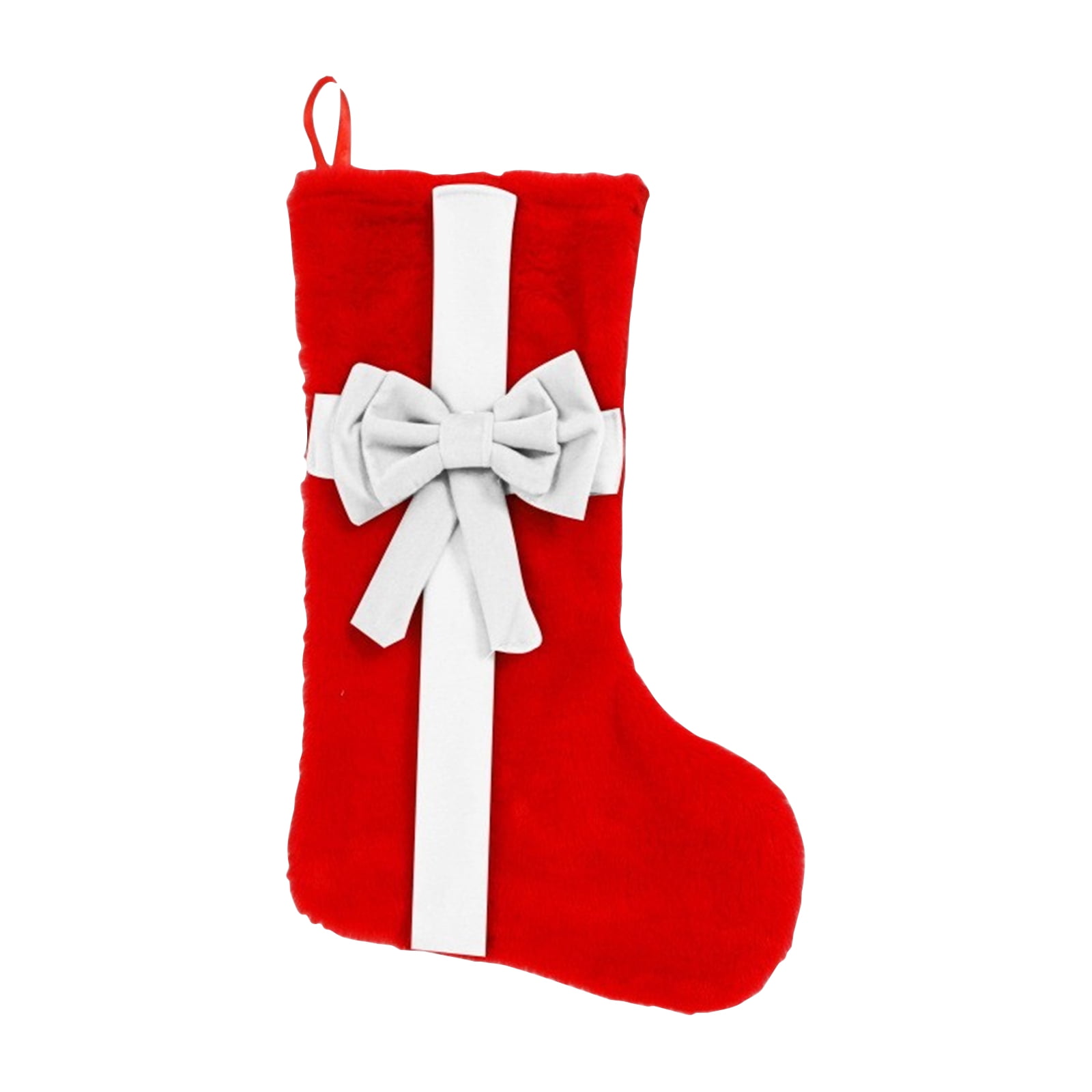 Moonsky Christmas Stocking, Santa Boots For Stuffing, Hairy Santa ...