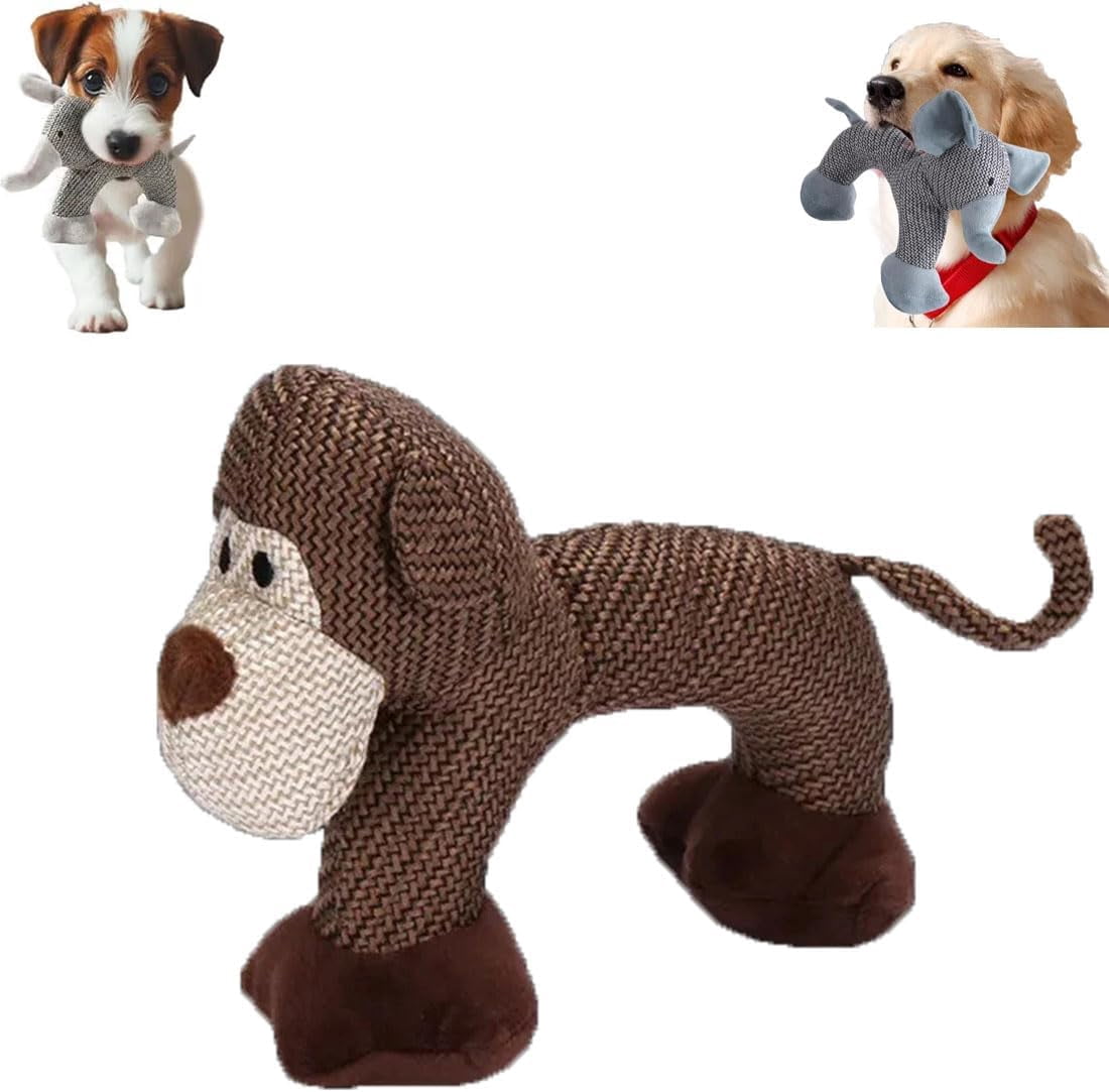 Moonsky Companions, Squeaky Dog Chew Animals, Dog Toy with Squeaker ...