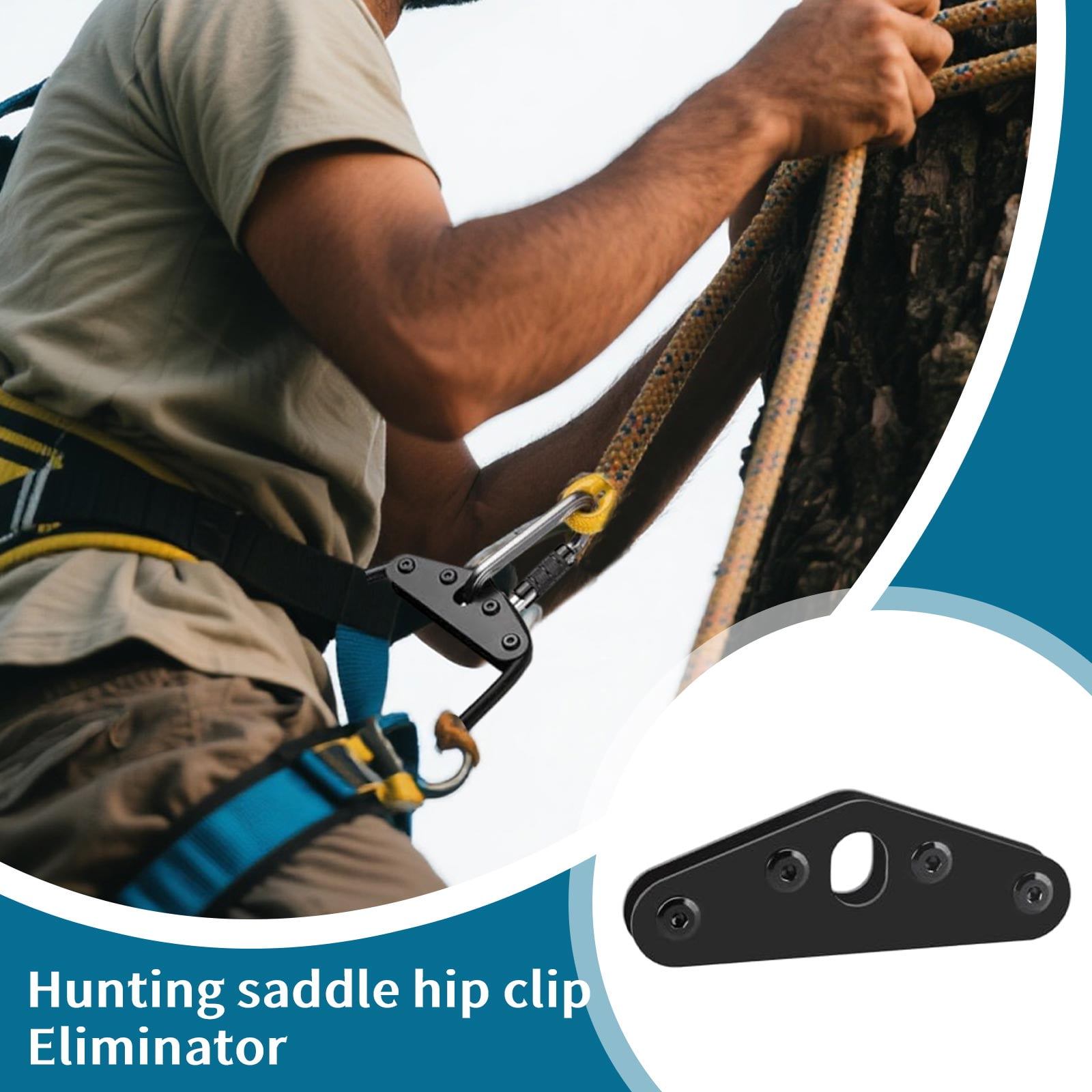 Moonsky Hunting Saddle Hip Pinch Eliminator Spreader Saddle Hunting ...