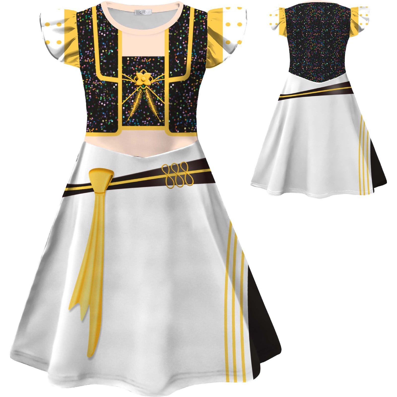 Moonsky KPop Demon Hunters Huntrix Dress-Rumi, Mira, and Zoey, ruffled ...
