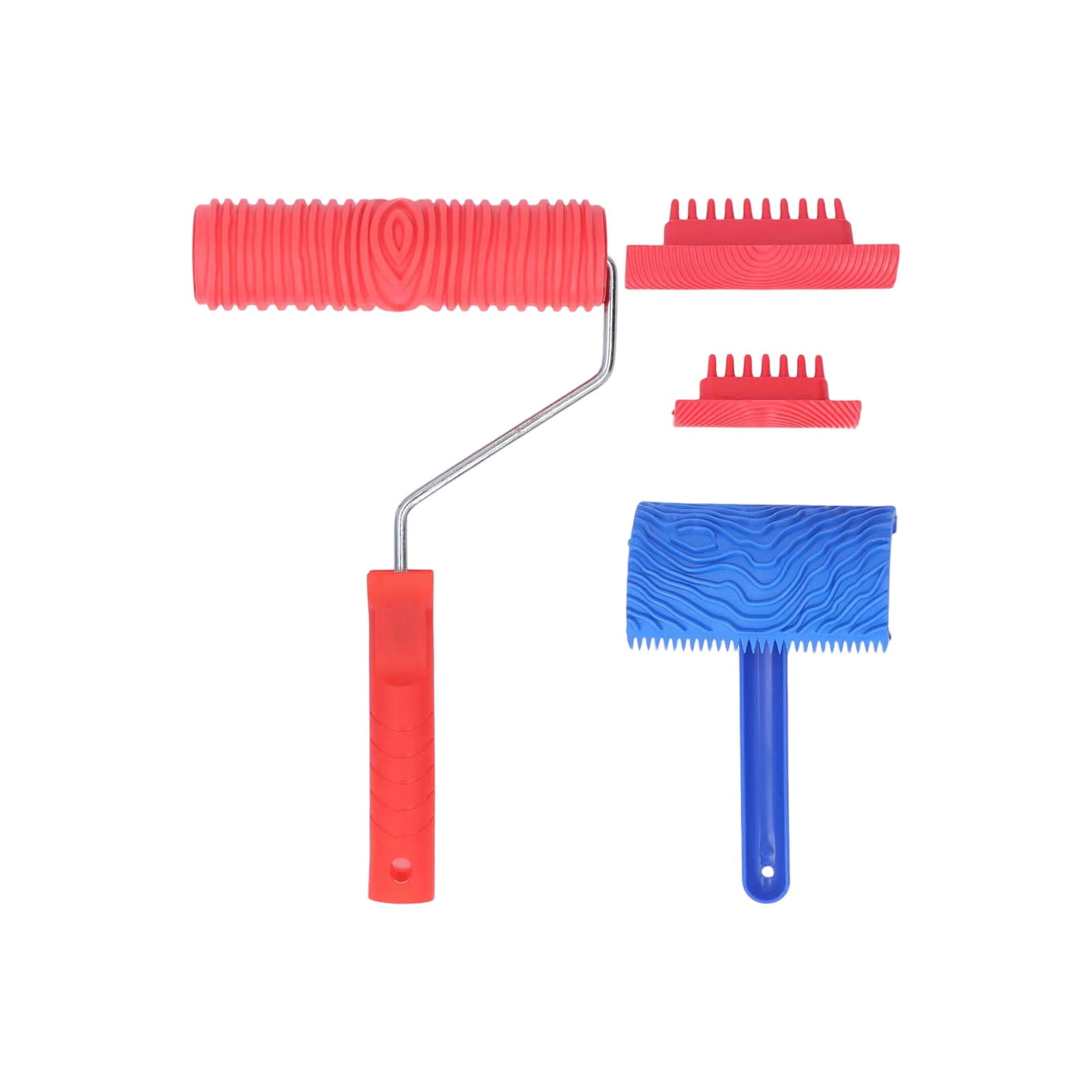 Moonsky Wood Graining Tool Set,Fake Wood Grain Roller Painting Tool ...