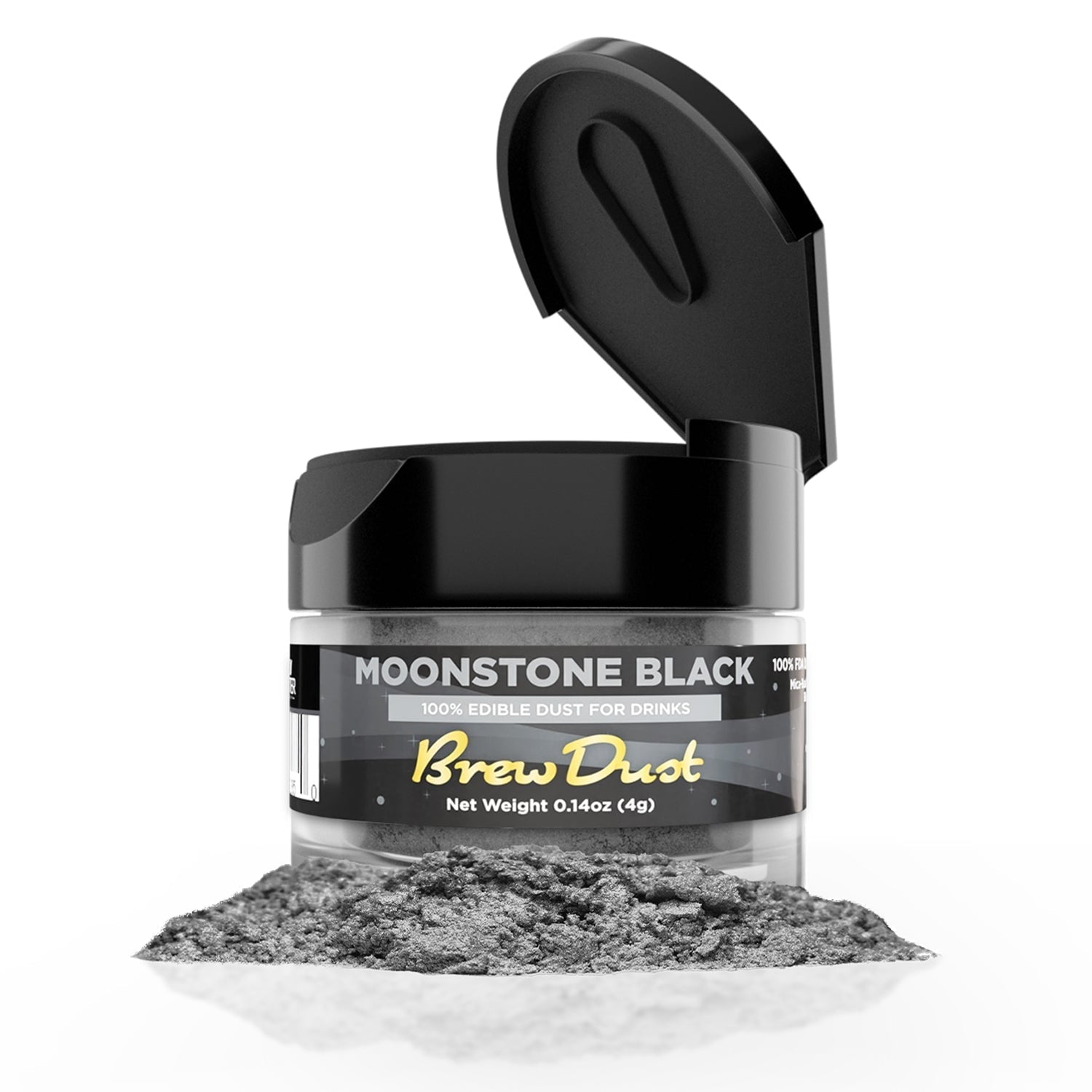 Brew Dust - Moonstone Black Edible Drink Powder - Silky Swirl, Beverage ...