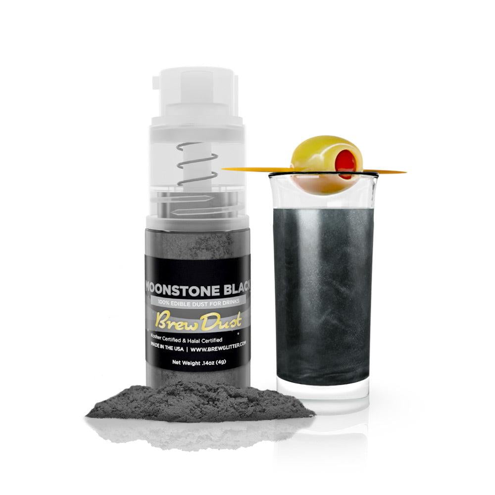 Moonstone Black Brew Dust Mini Spray Pump (4 gram) Edible Drink Dust ...