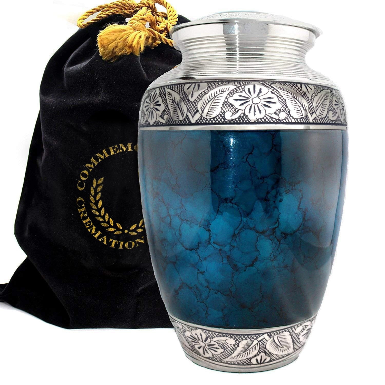 Moonstone Blue Cremation Urns for Human Ashes Adult Urns for Cremation ...