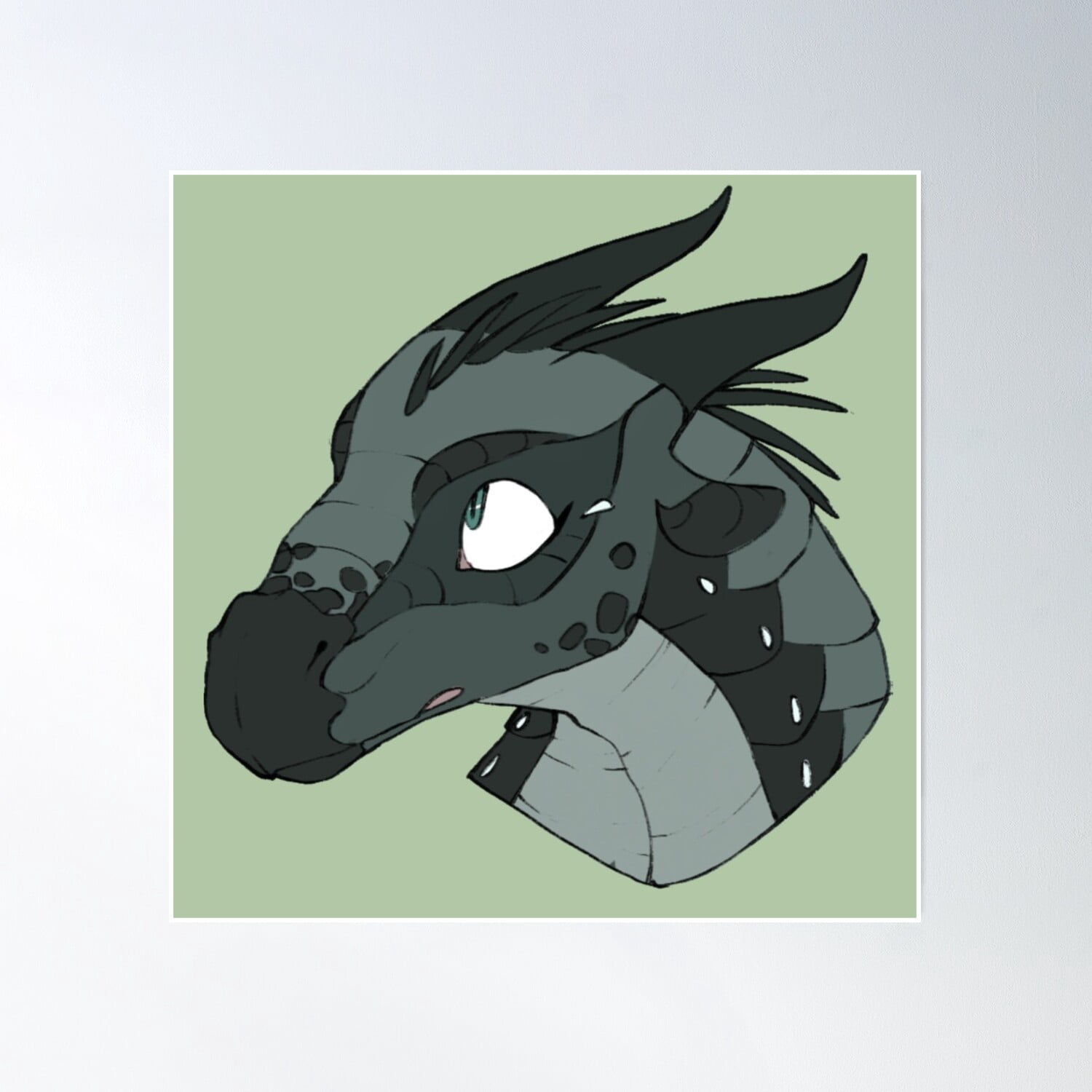Moonwatcher (Wings Of Fire/Wof) Poster Wall Art, Modern Wall Decor ...