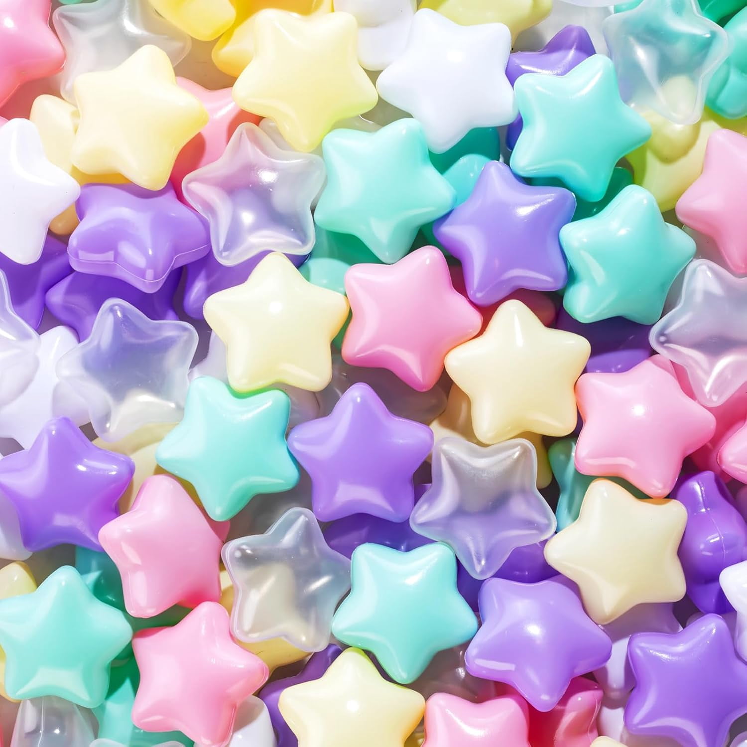 MoonxHome Star Ball Pit Balls for Toddlers, 100pcs BPA Free Crush Proof ...
