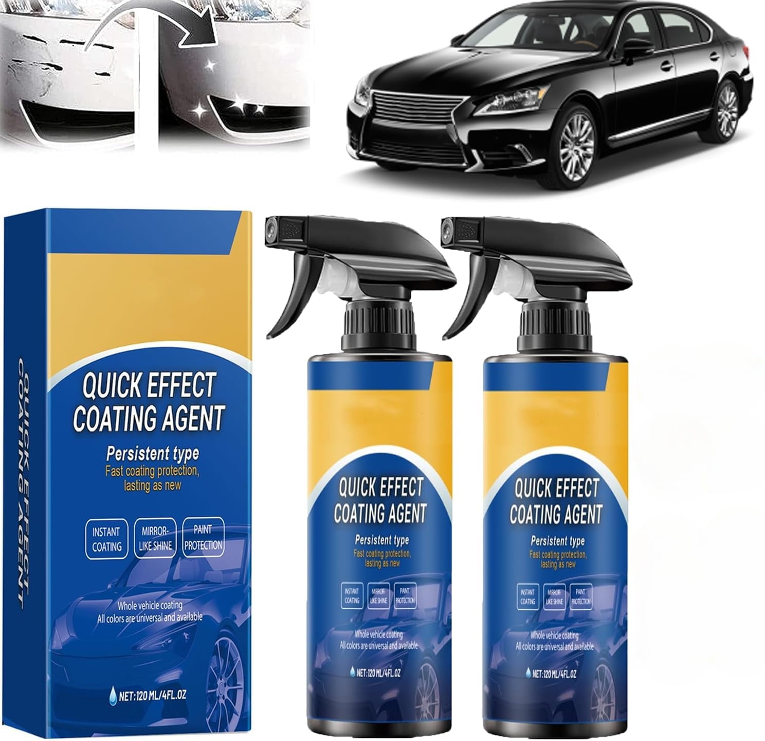 Moonycozy Car Coating Spray for Shine & Protection, Magoloft Cars ...