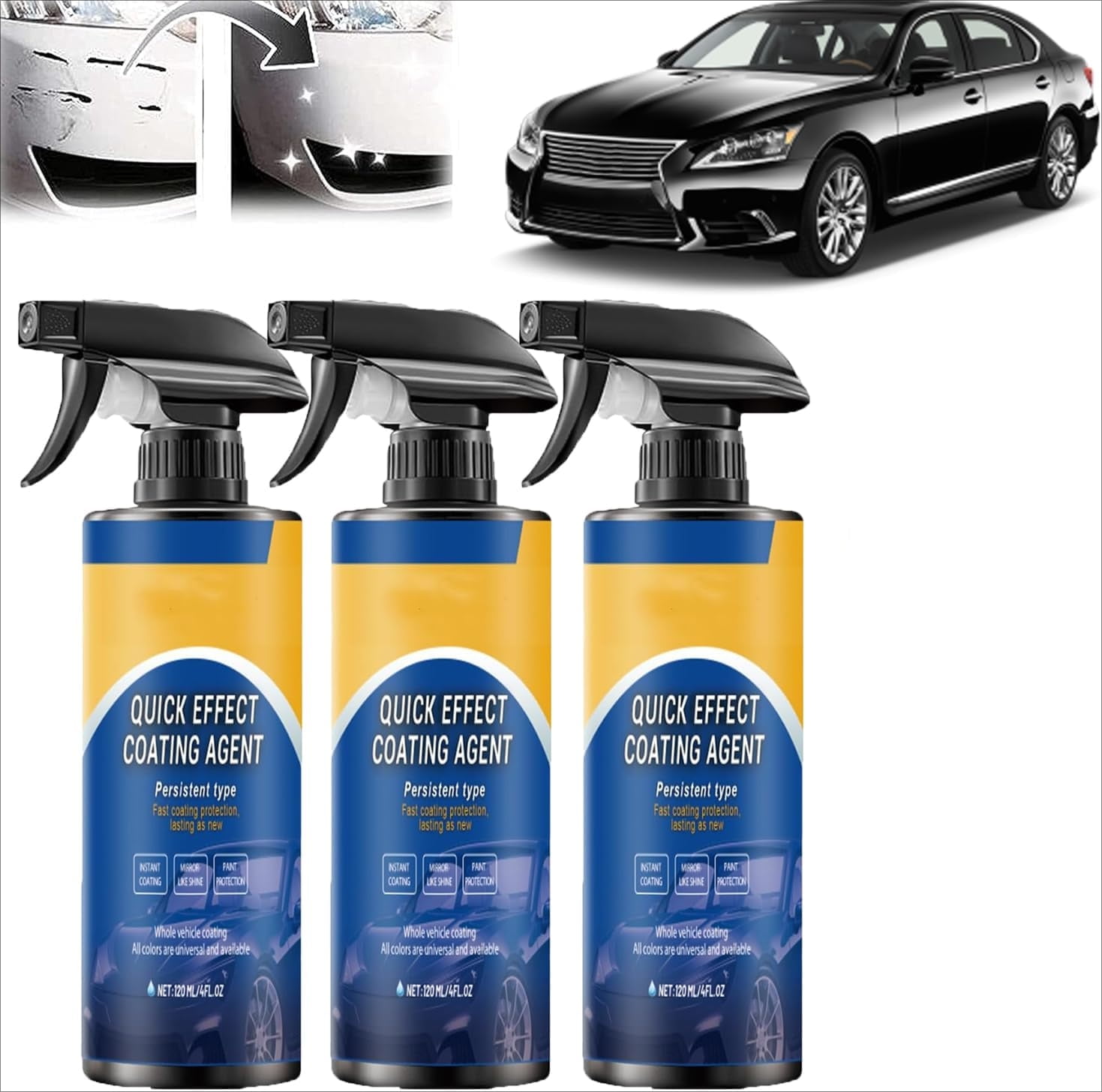 Moonycozy Car Coating Spray for Shine & Protection, Magoloft Cars ...