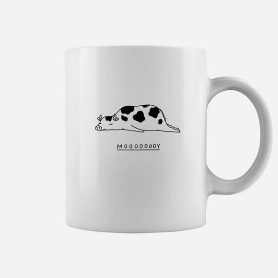 Moooooody Sleeping Cow Coffee Mug - Walmart.com