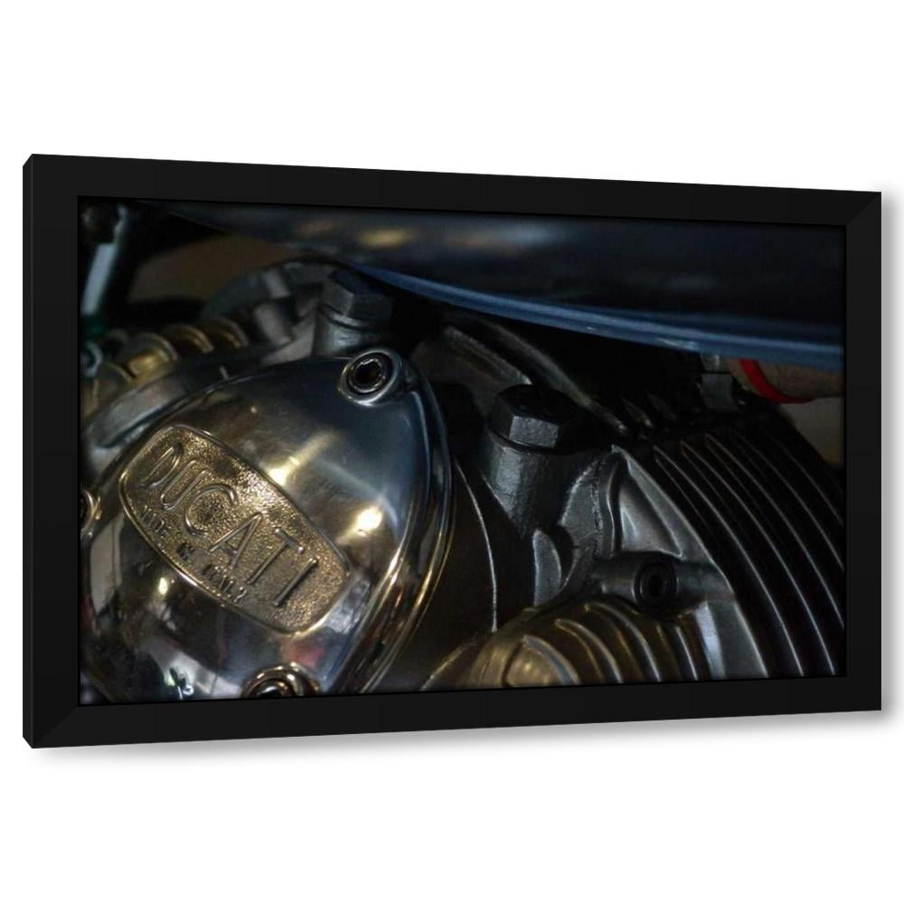 Brian Moore 24x17 Black Modern Wood Framed Wall Art Titled - Motorcycle ...