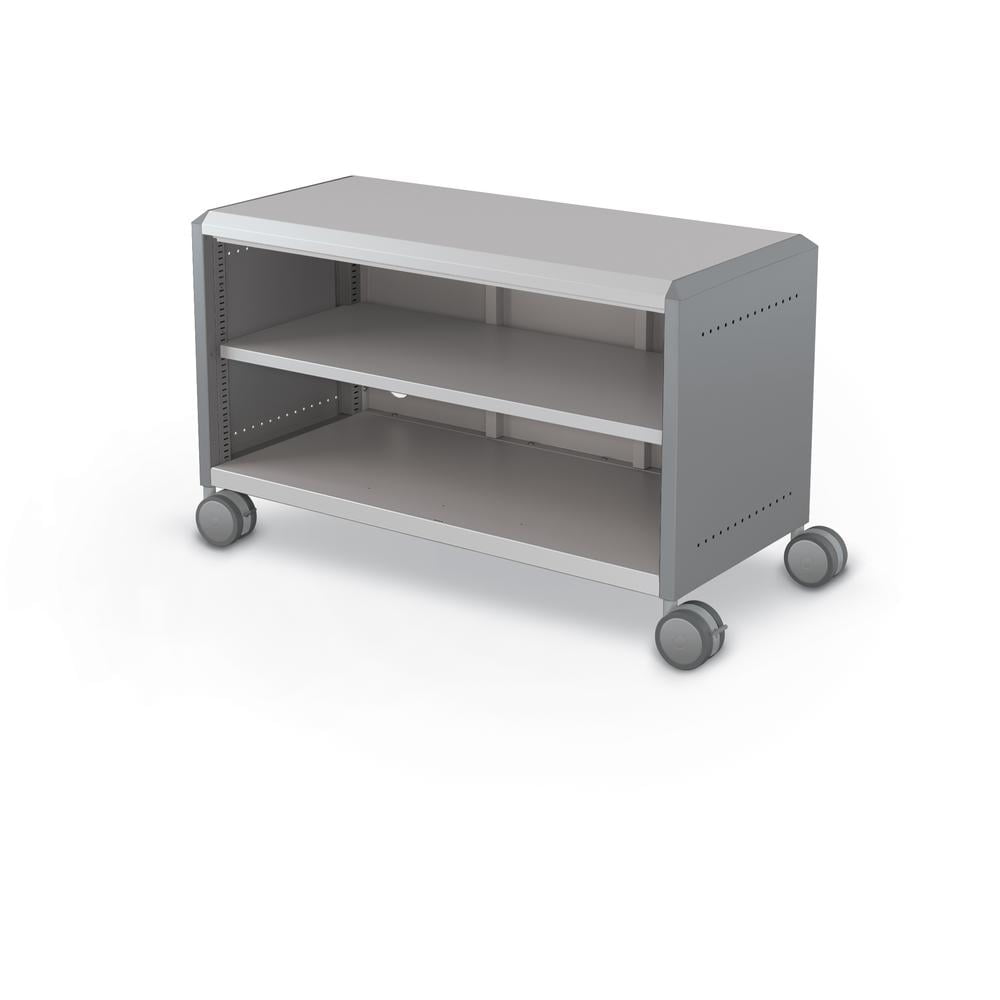 Moore Compass Cabinet - Maxi H1 -Shelves / Casters - Cool Grey ...