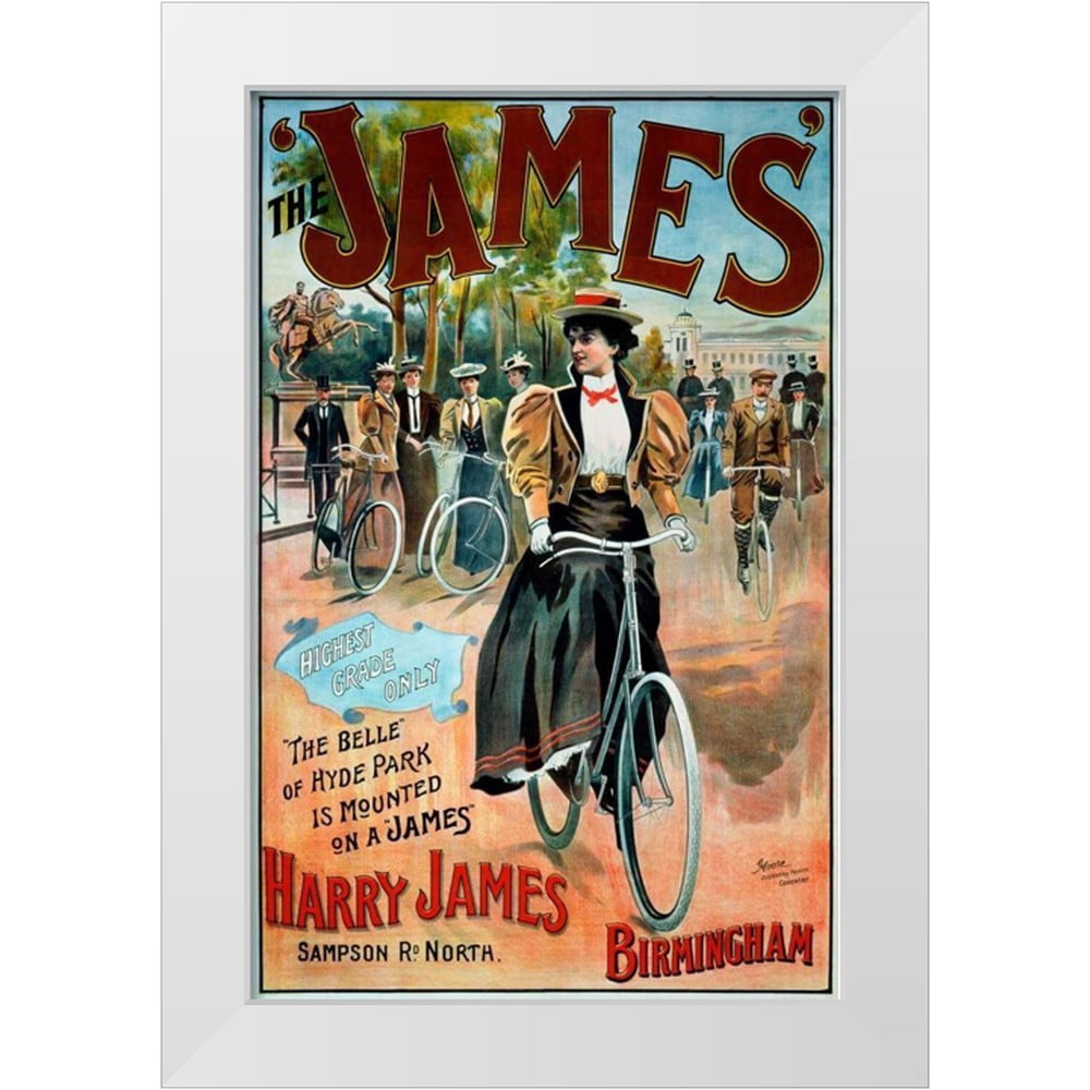 Moore, G. 17x24 White Modern Wood Framed Museum Art Print Titled - The ...