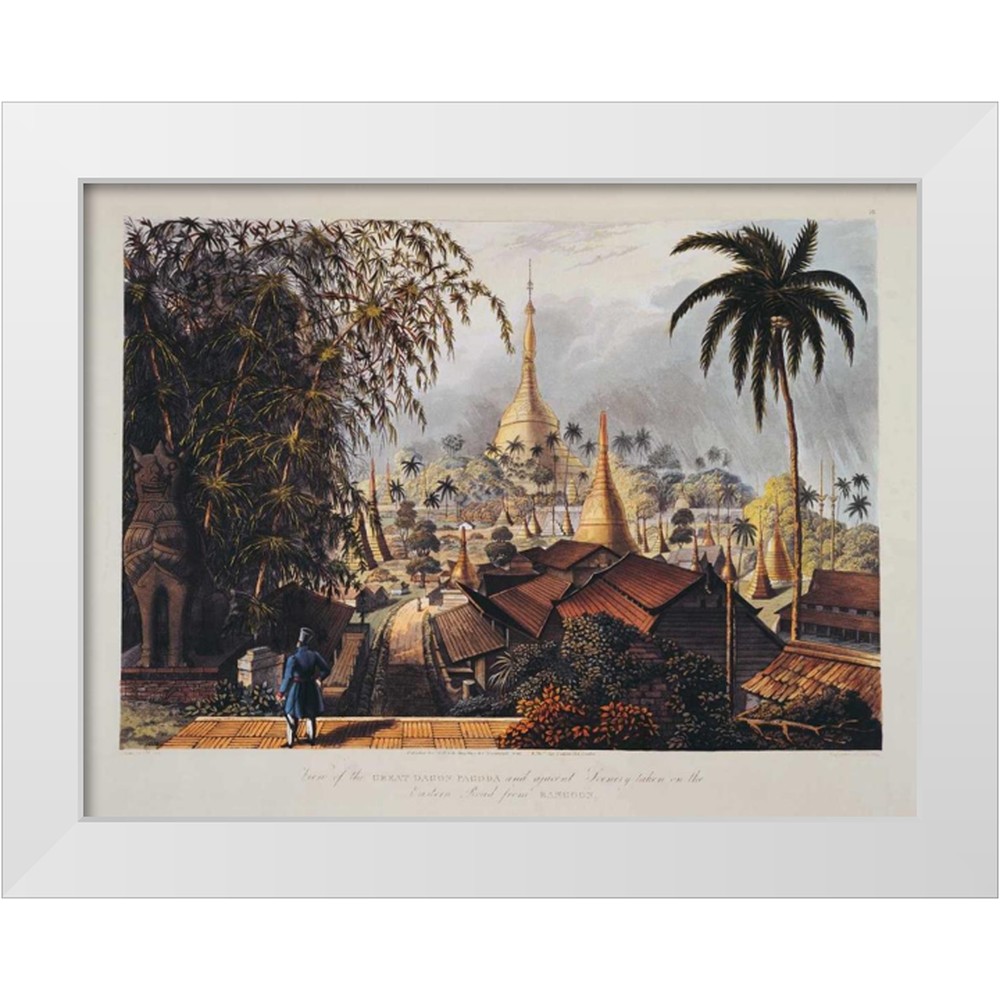 Moore,Ltnt Joseph 18x15 White Modern Wood Framed Museum Art Print ...