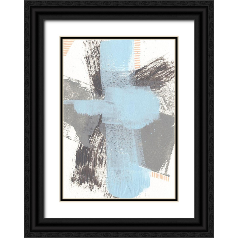 Moore, Regina 11x14 Black Ornate Wood Framed with Double Matting Museum ...