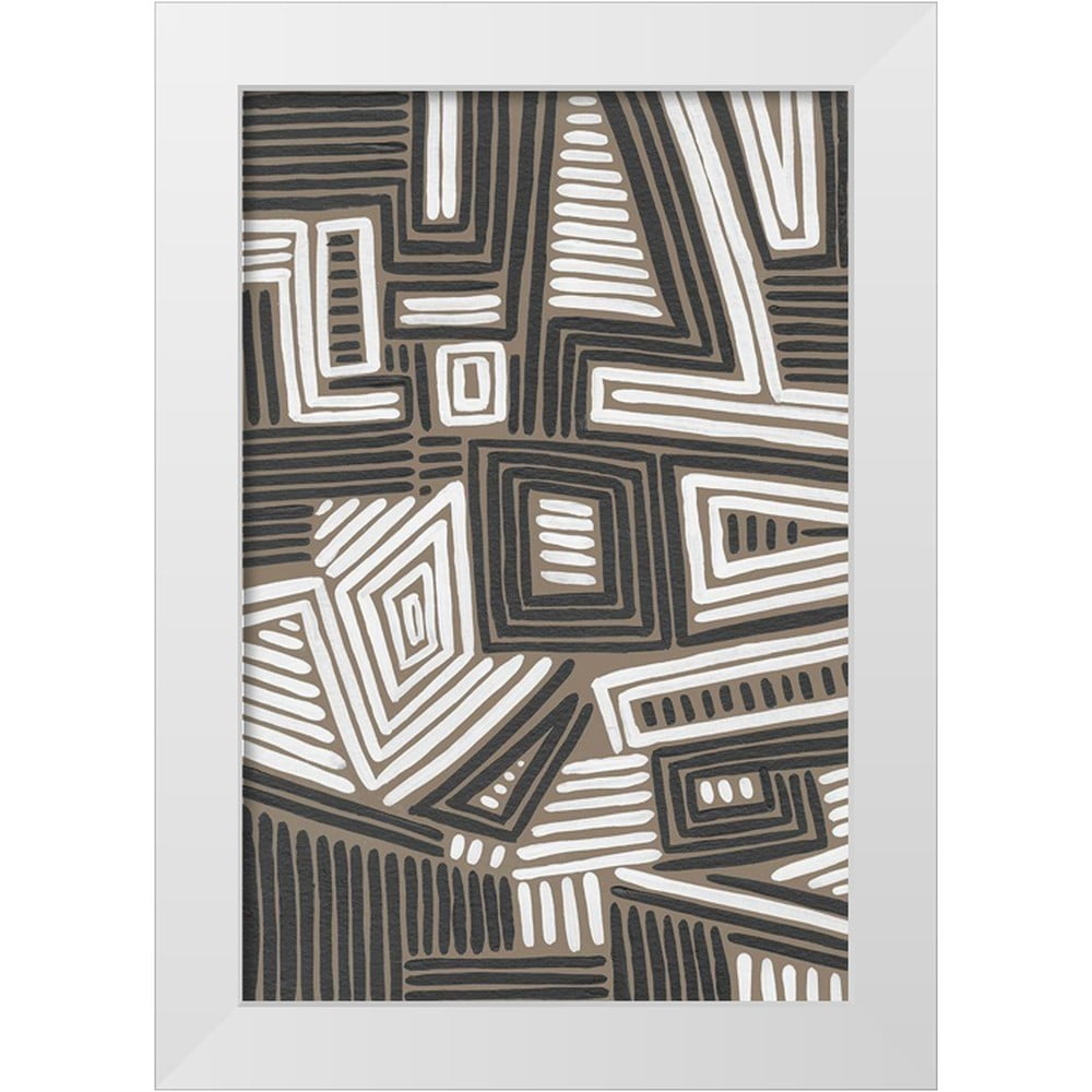 Moore, Regina 11x14 White Modern Wood Framed Museum Art Print Titled ...