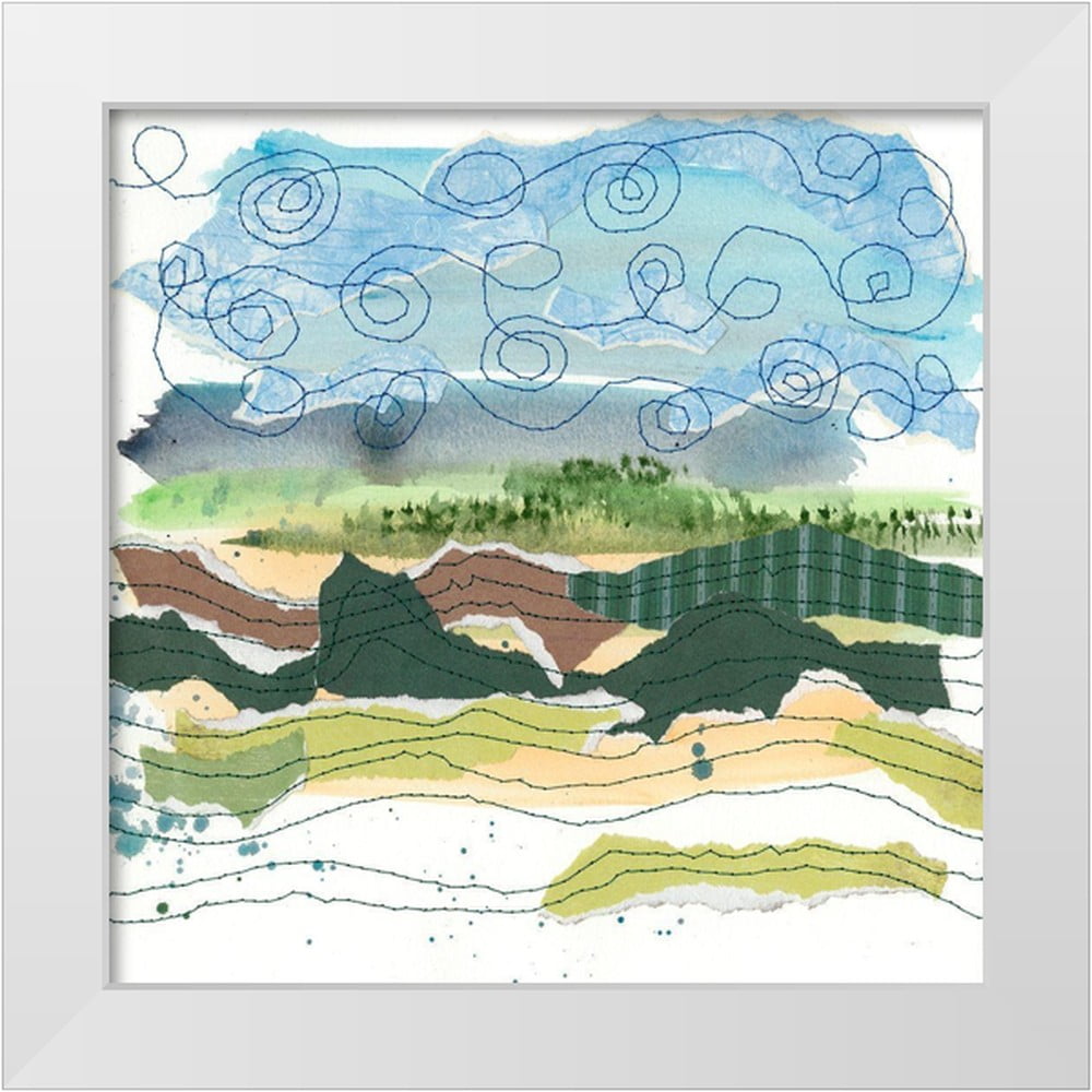 Moore, Regina 15x15 White Modern Wood Framed Museum Art Print Titled ...