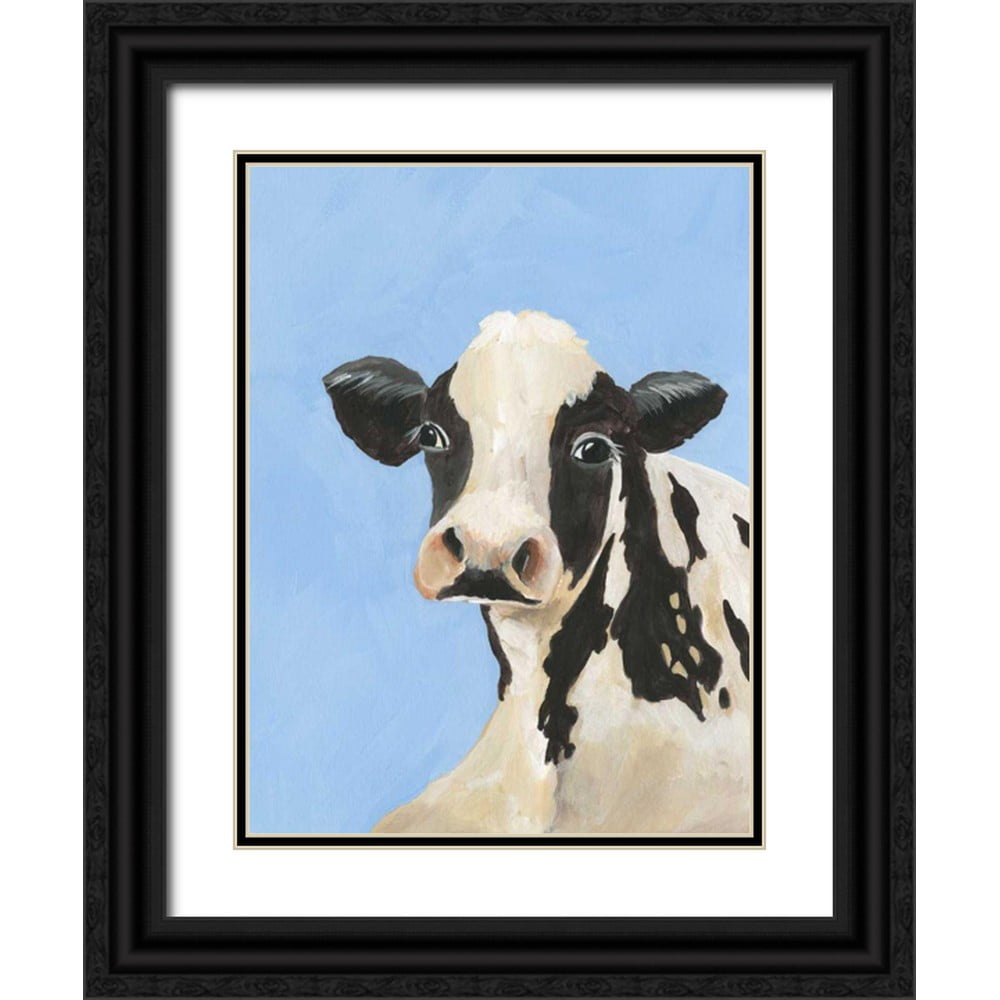 Moore, Regina 15x18 Black Ornate Wood Framed with Double Matting Museum ...