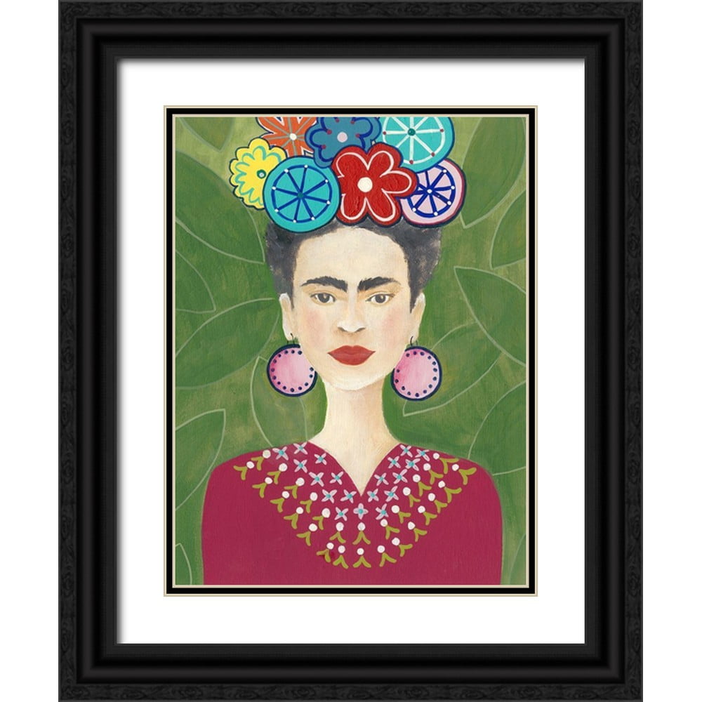 Moore, Regina 15x18 Black Ornate Wood Framed with Double Matting Museum ...