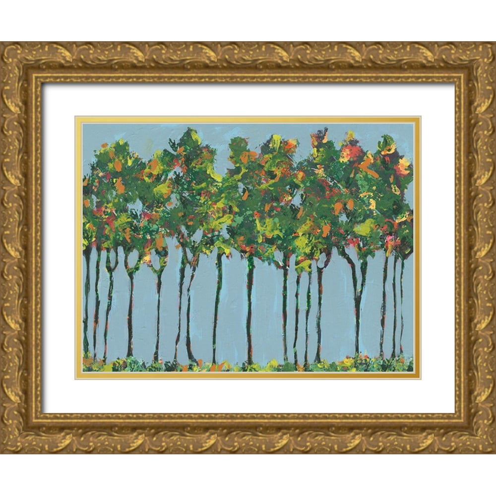 Moore, Regina 18x15 Gold Ornate Wood Framed with Double Matting Museum ...