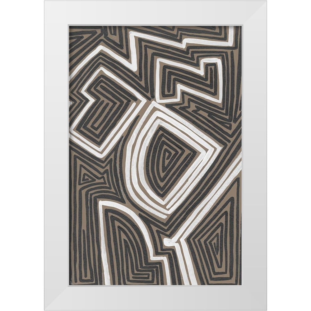 Moore, Regina 23x32 White Modern Wood Framed Museum Art Print Titled ...