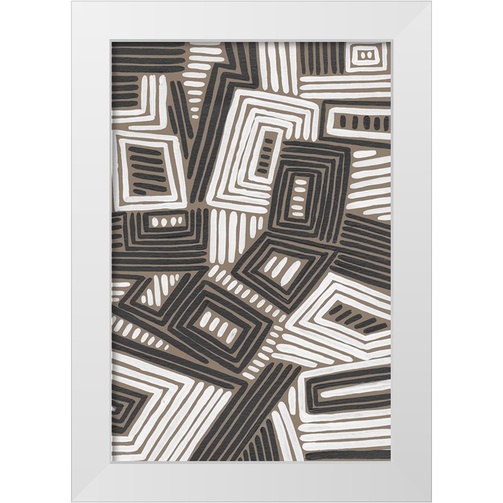 Moore, Regina 23x32 White Modern Wood Framed Museum Art Print Titled ...