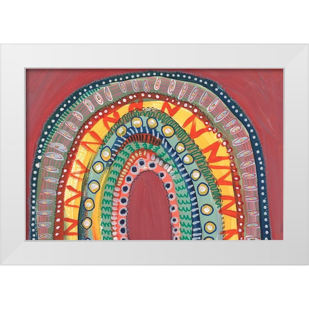 Moore, Regina 24x17 White Modern Wood Framed Museum Art Print Titled ...