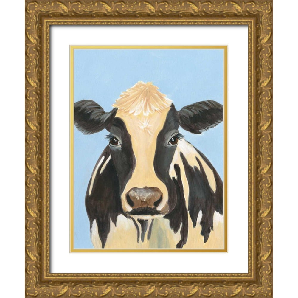 Moore, Regina 25x32 Gold Ornate Wood Framed with Double Matting Museum ...